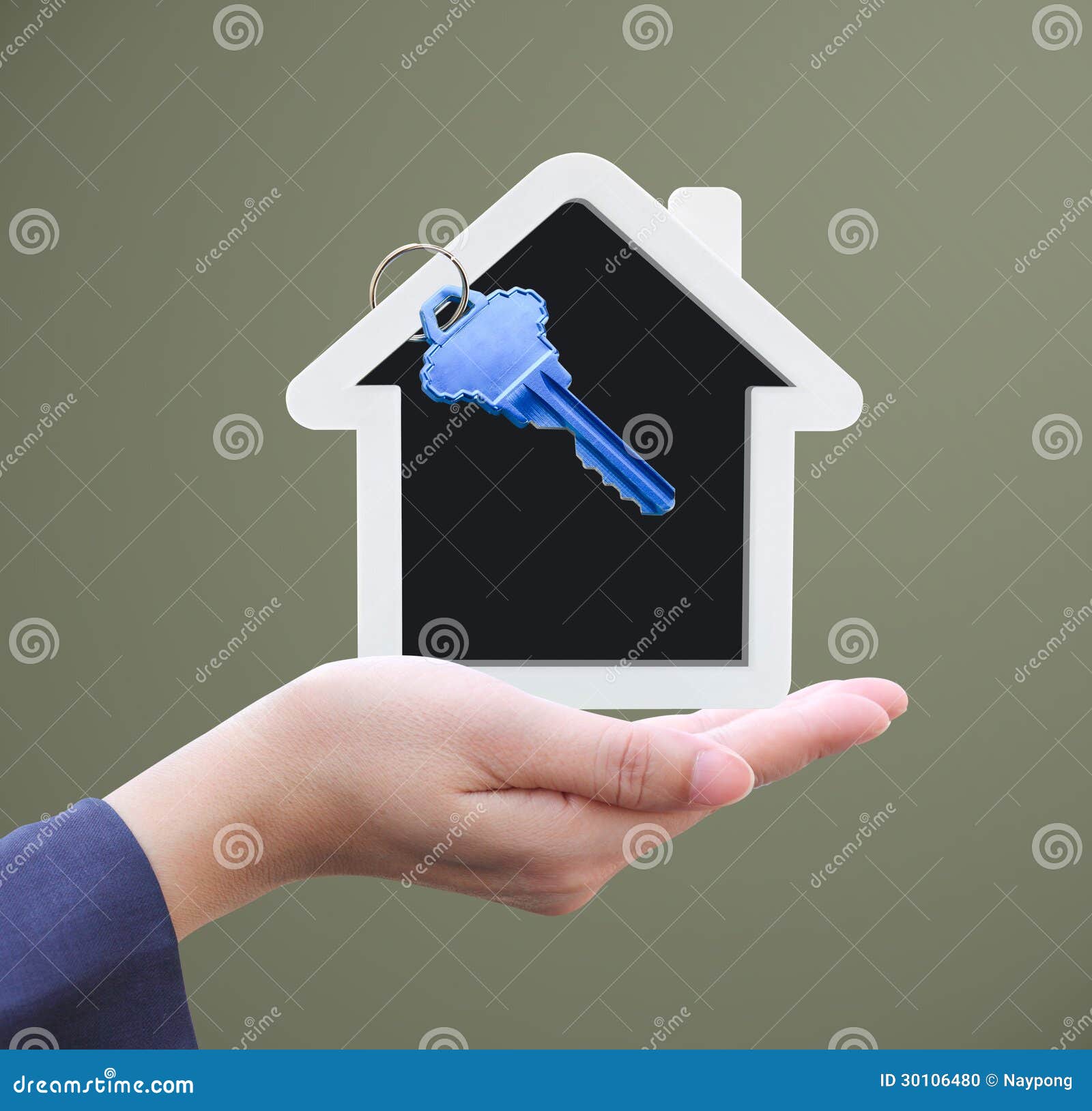 House in Hand stock photo. Image of selling, residential - 30106480