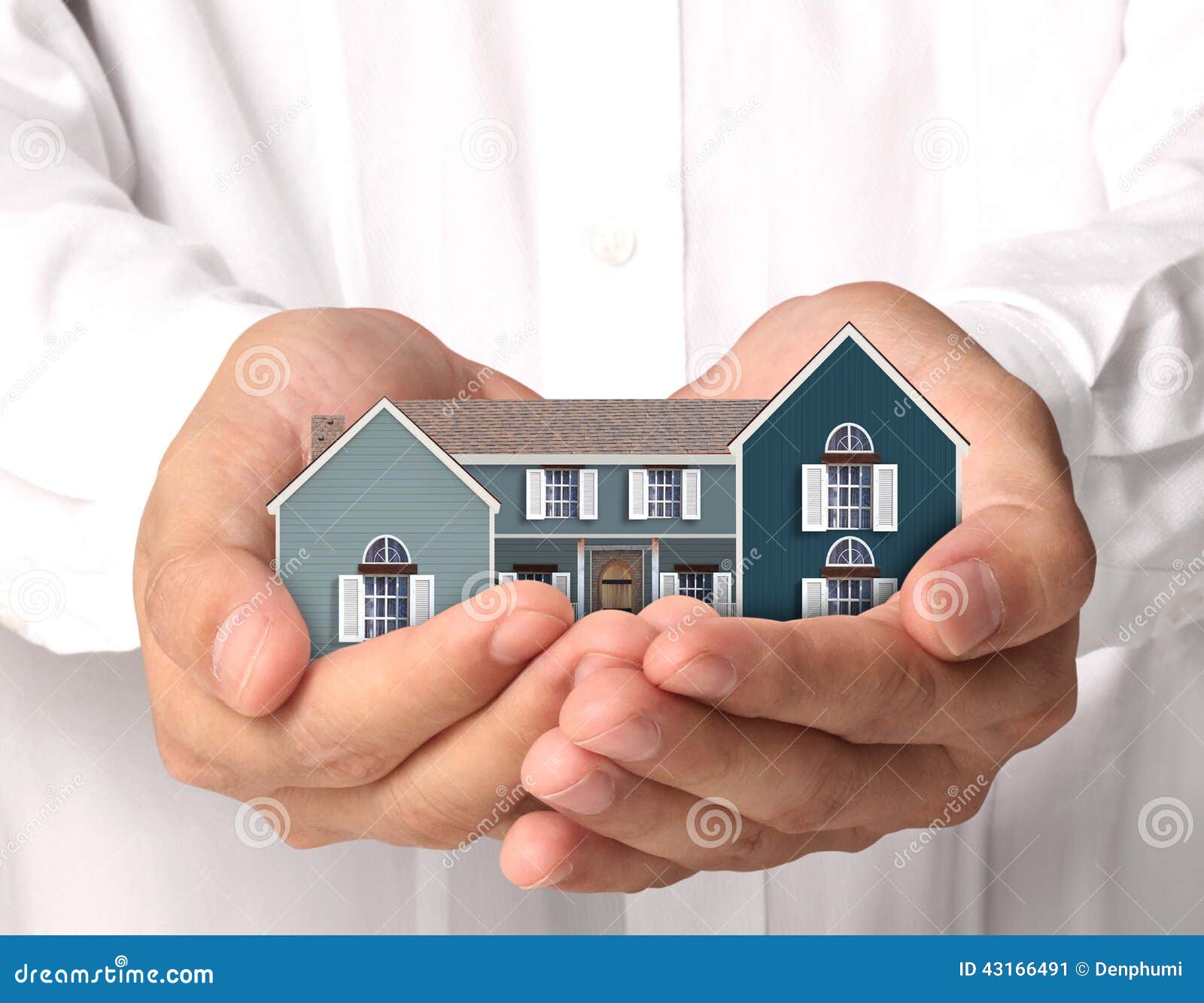 House in hands stock image. Image of build, model, construction - 43166491
