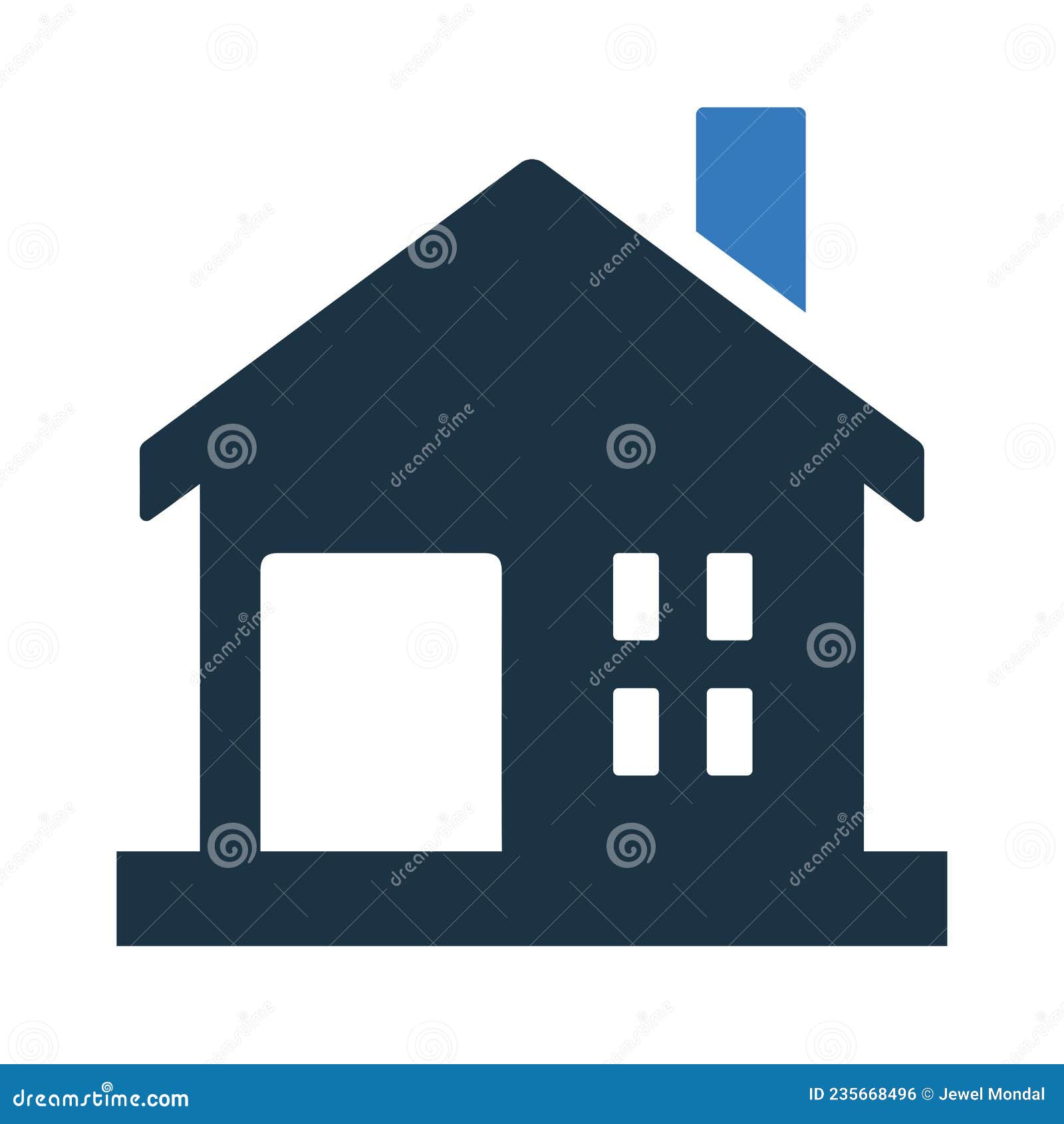 House, Home, Building Icon. Editable Vector Graphics Stock Illustration ...