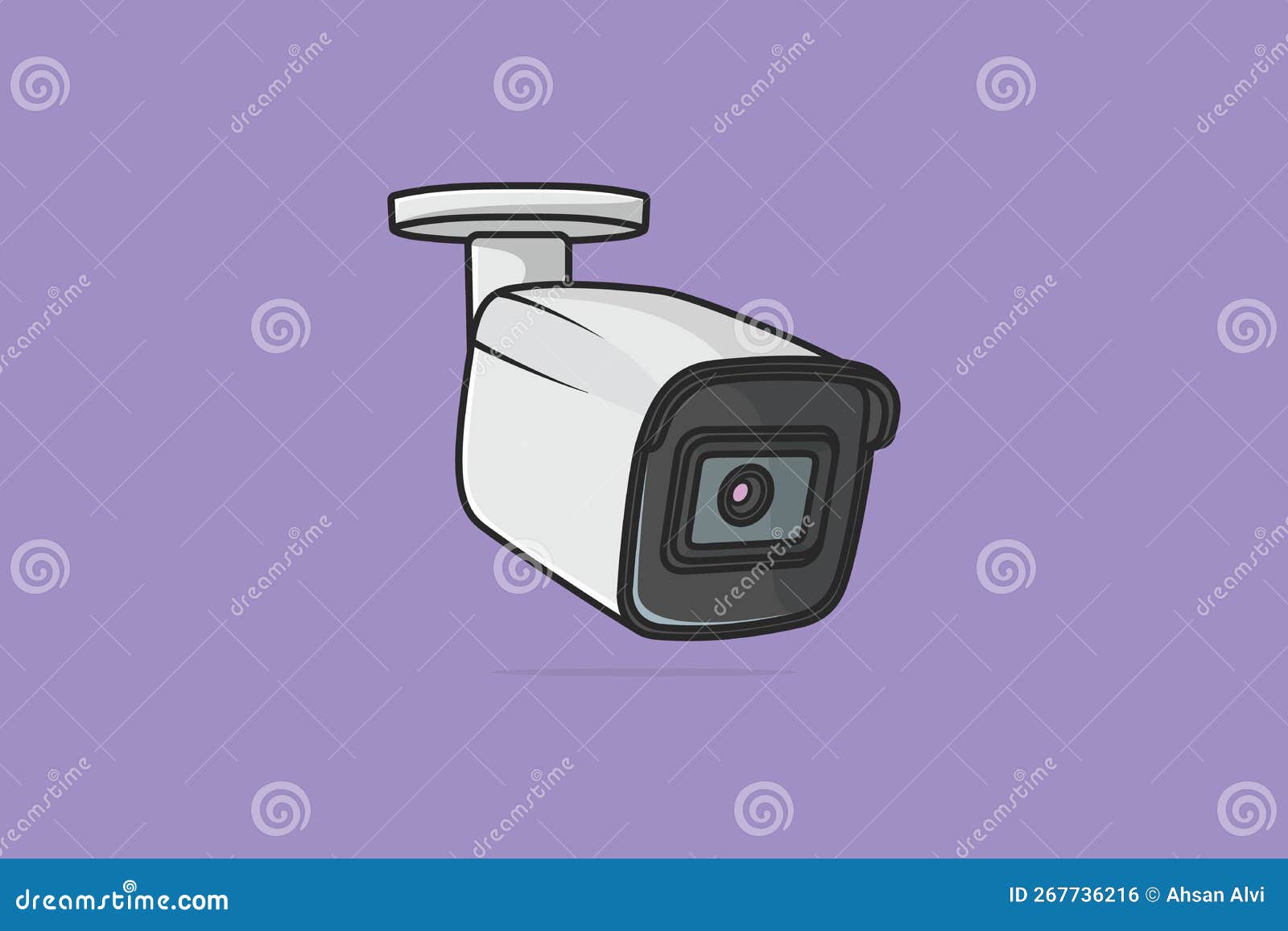 House, Home and Building Safety Camera Vector Illustration. Science and ...