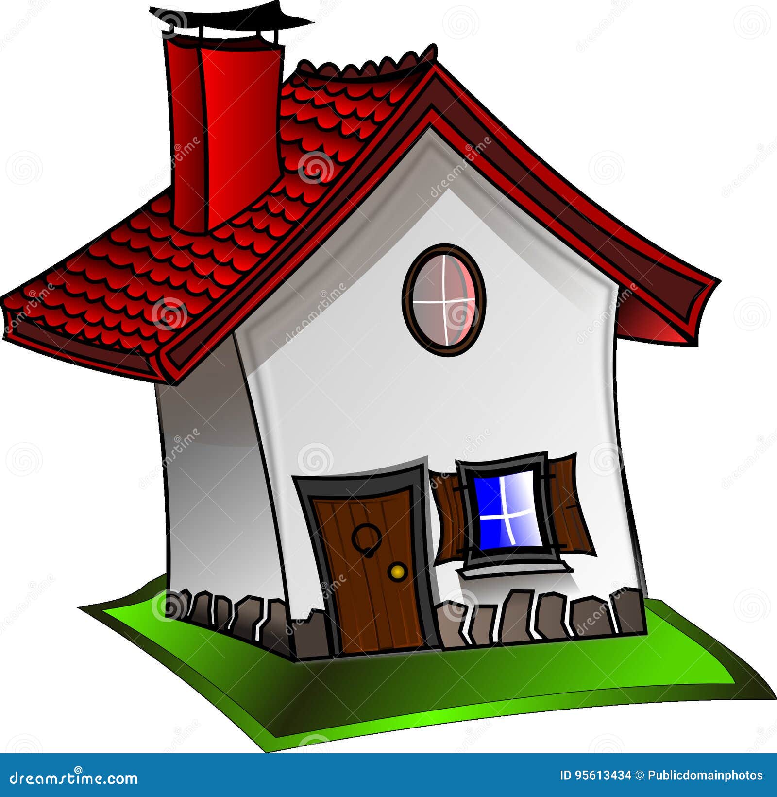House, Home, Clip Art, Facade Picture. Image: 95613434
