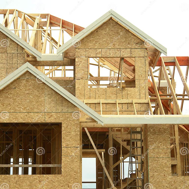 House Home Framing Details stock image. Image of mansion - 5130209
