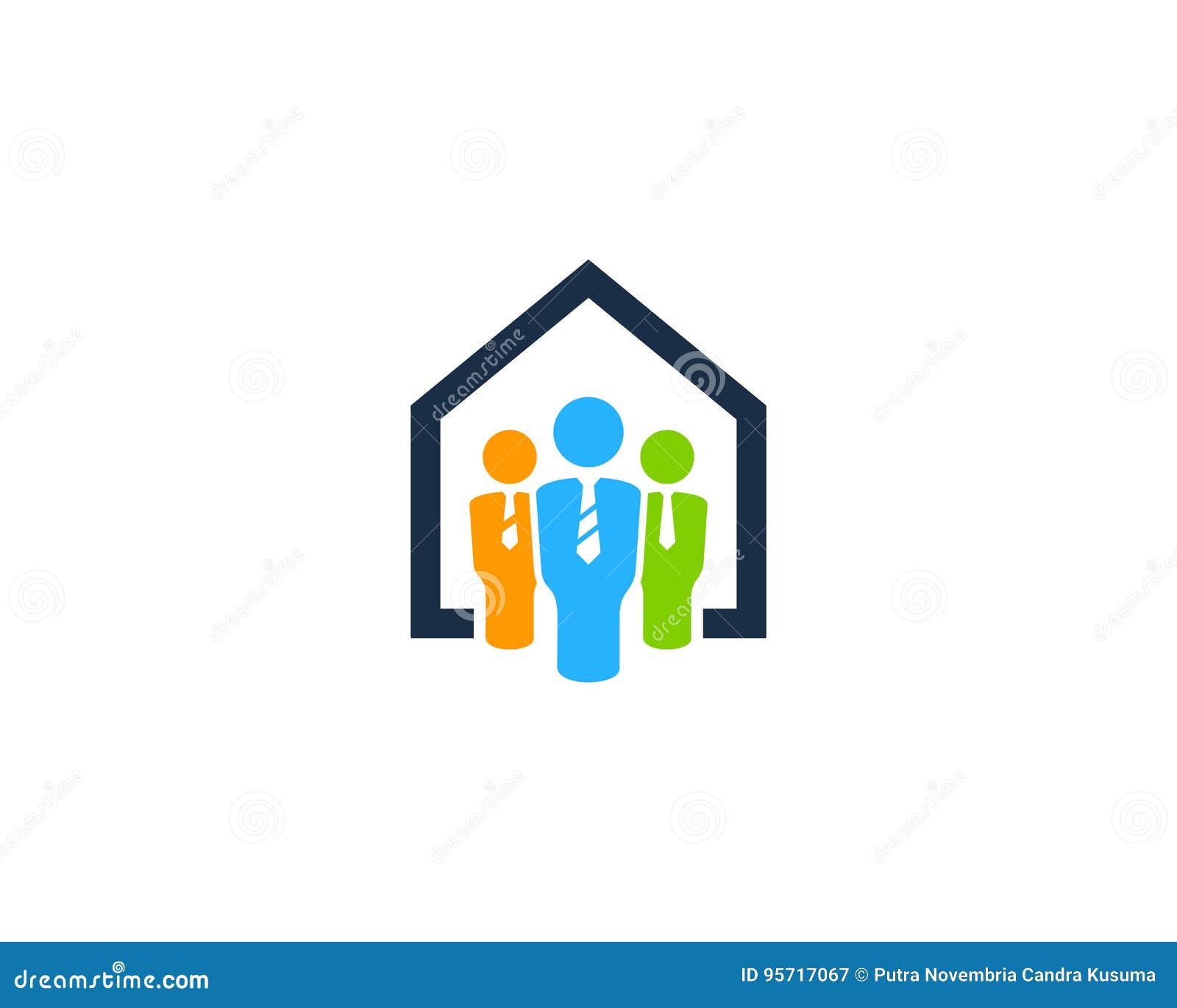 House Home Job Icon Logo Design Element Stock Vector - Illustration of ...