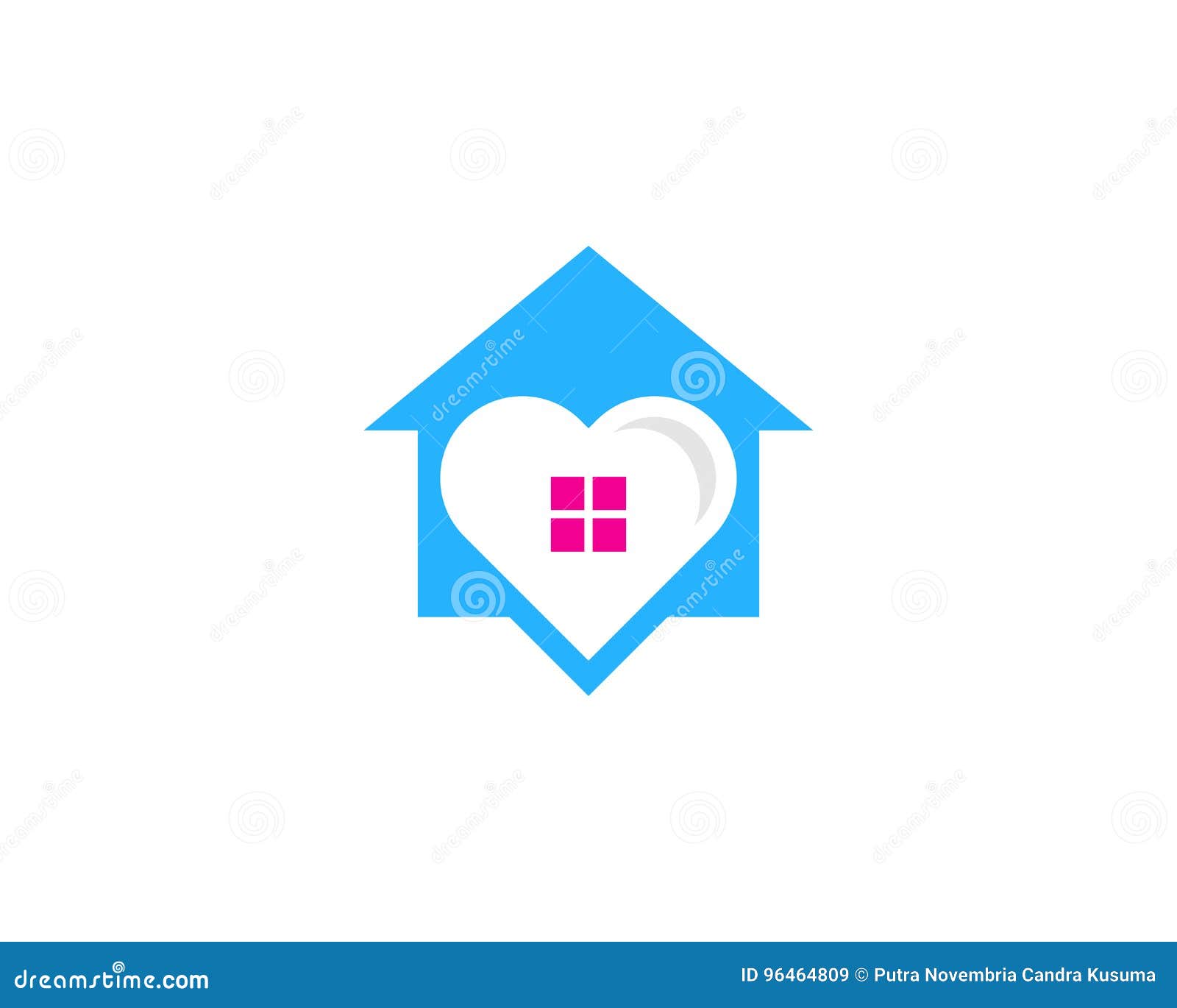 House Home Love Icon Logo Design Element Stock Vector - Illustration of ...