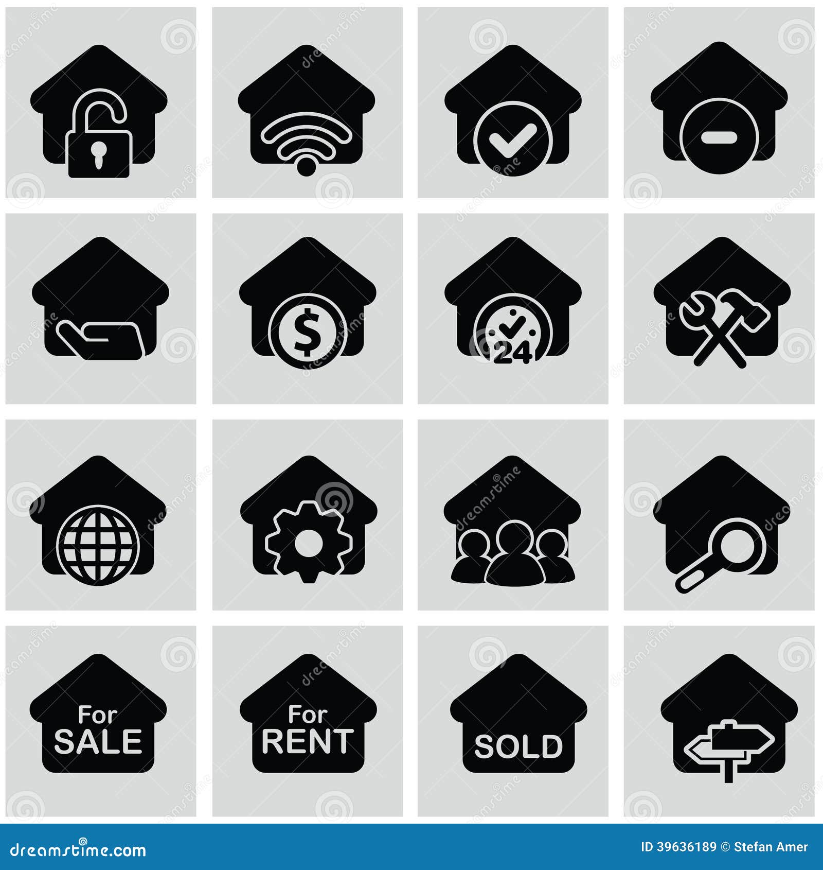 House, home rental stock vector. Illustration of mansion - 39636189