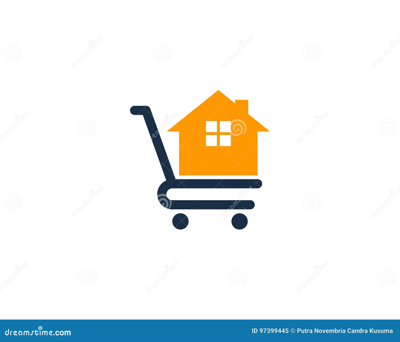 House Home Shopping Icon Logo Design Element Stock Vector ...