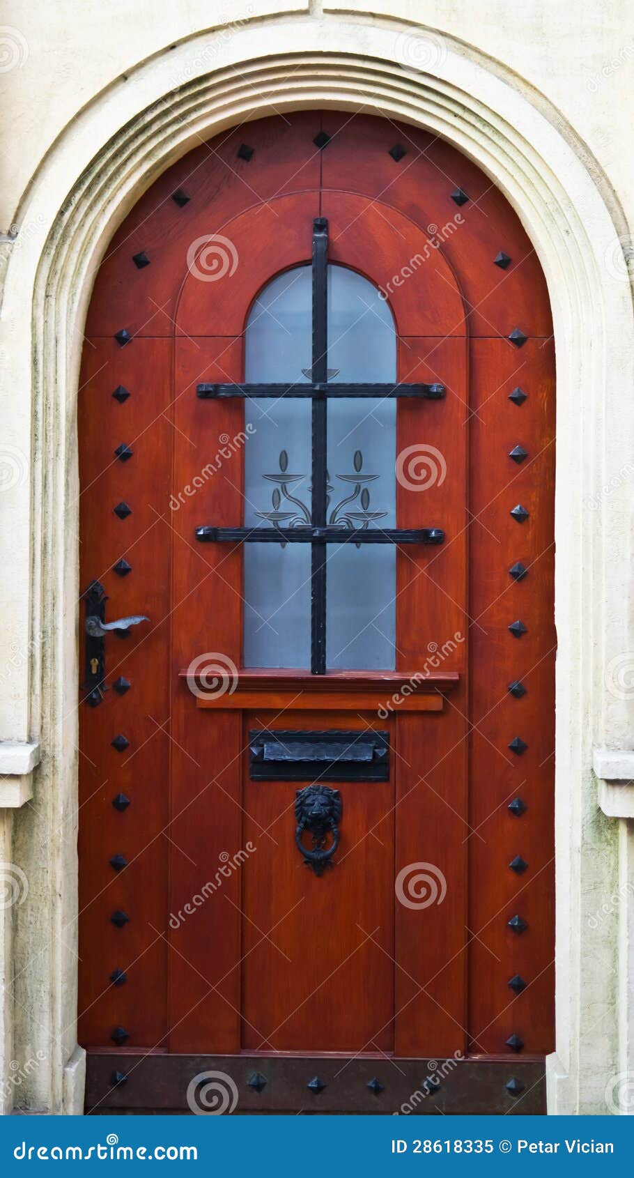 House Home Wooden Door Architect Stock Image - Image of floor, house ...