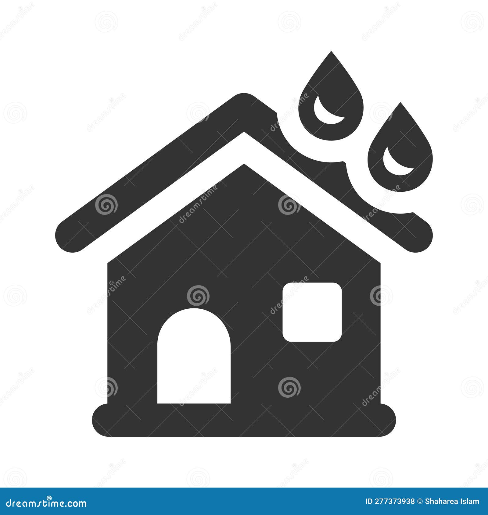 Humidity Icon In Comic Style. Climate Vector Cartoon Illustration On ...