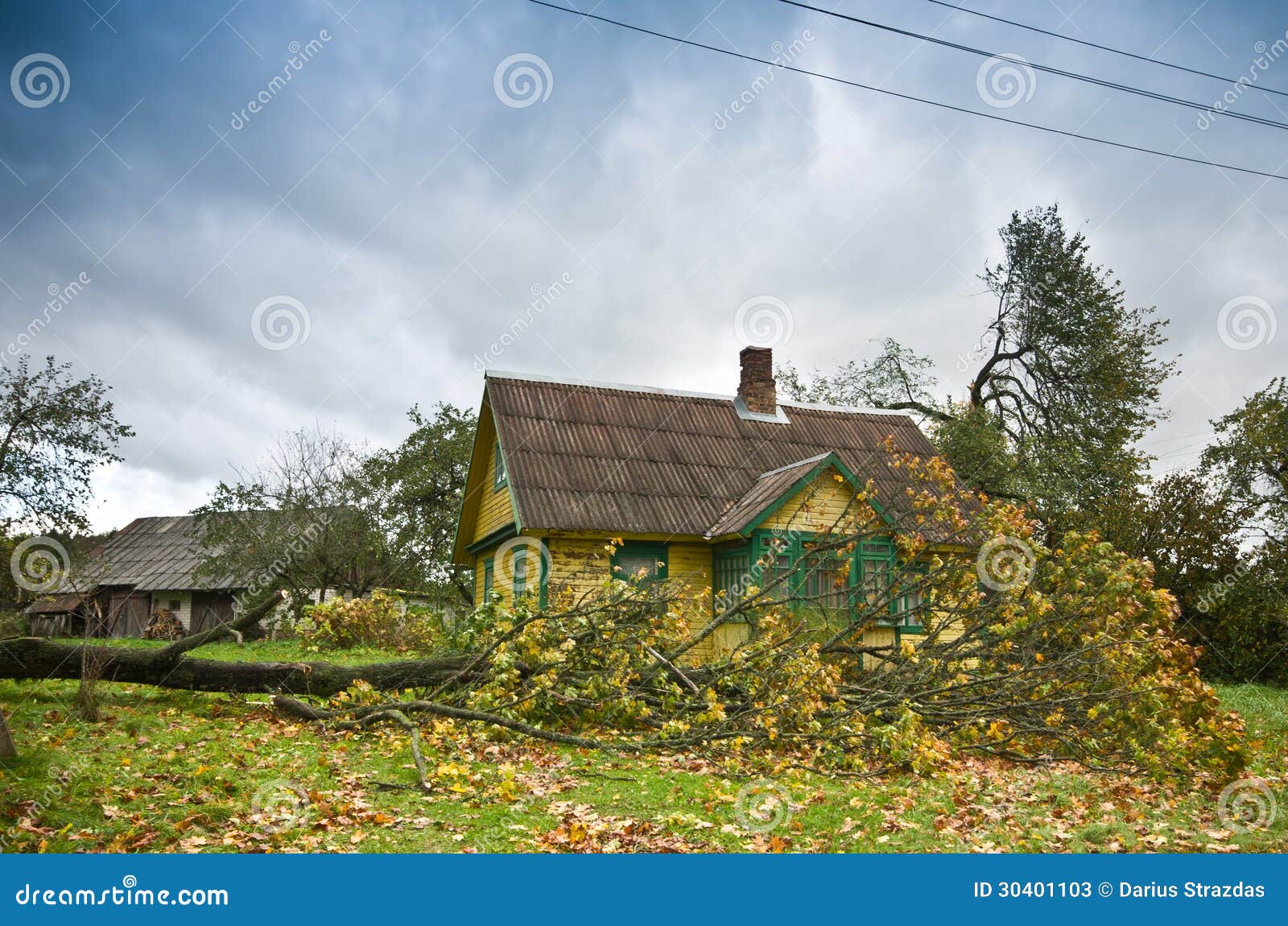 House after hurricane stock image. Image of wood, cracked - 30401103