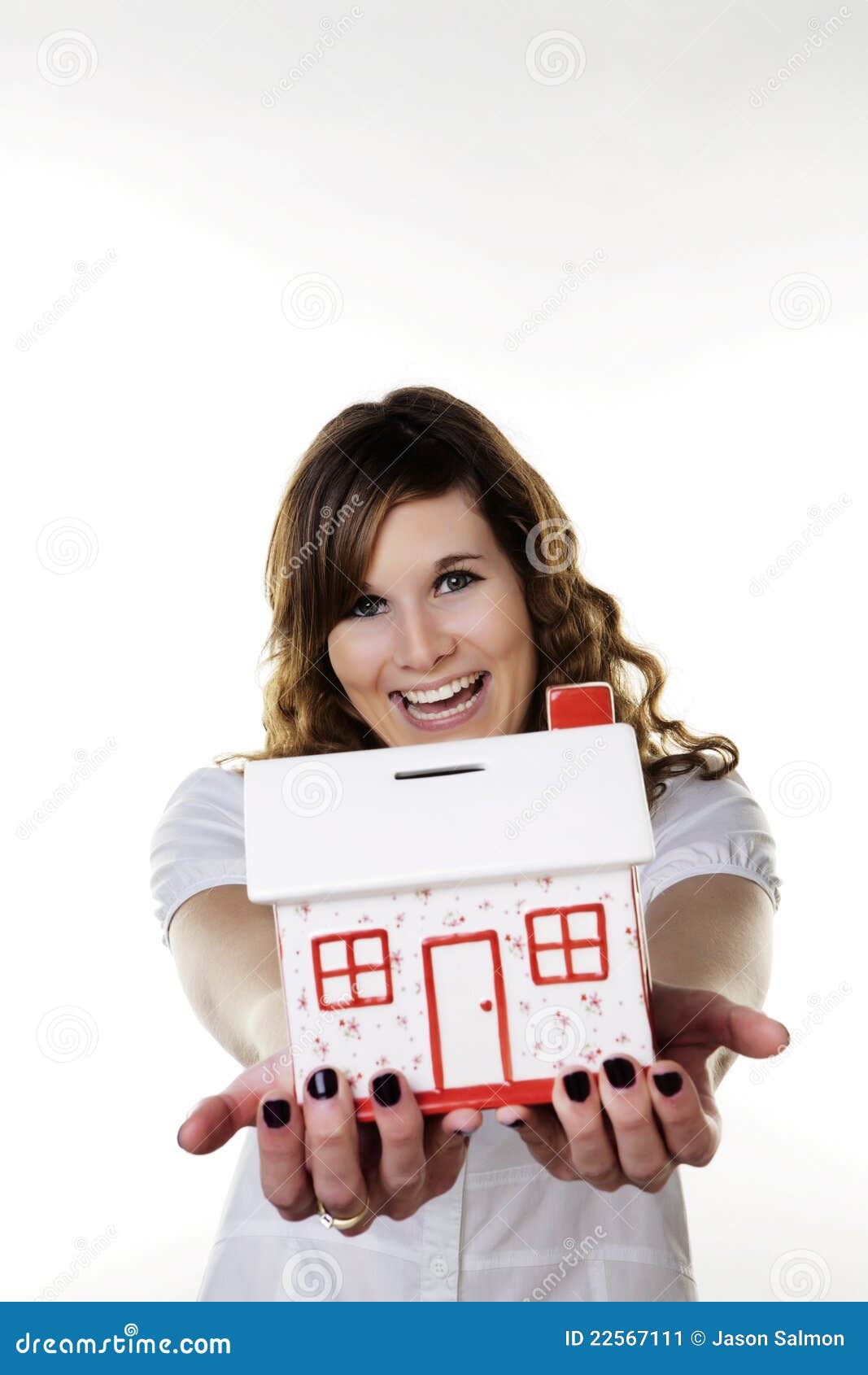 The house I want stock image. Image of loan, house, success - 22567111