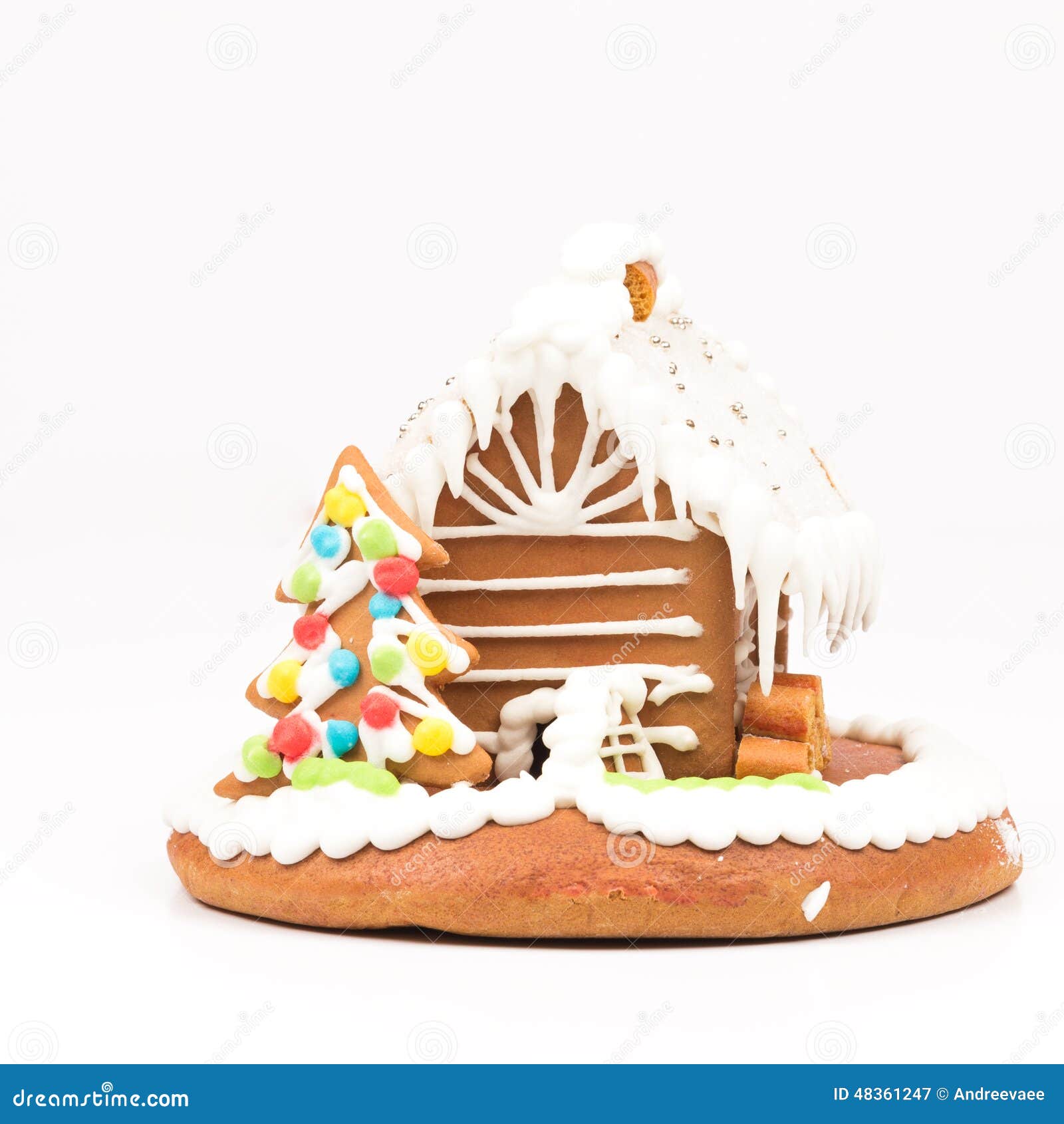 House with icicles stock image. Image of shot, homemade - 48361247