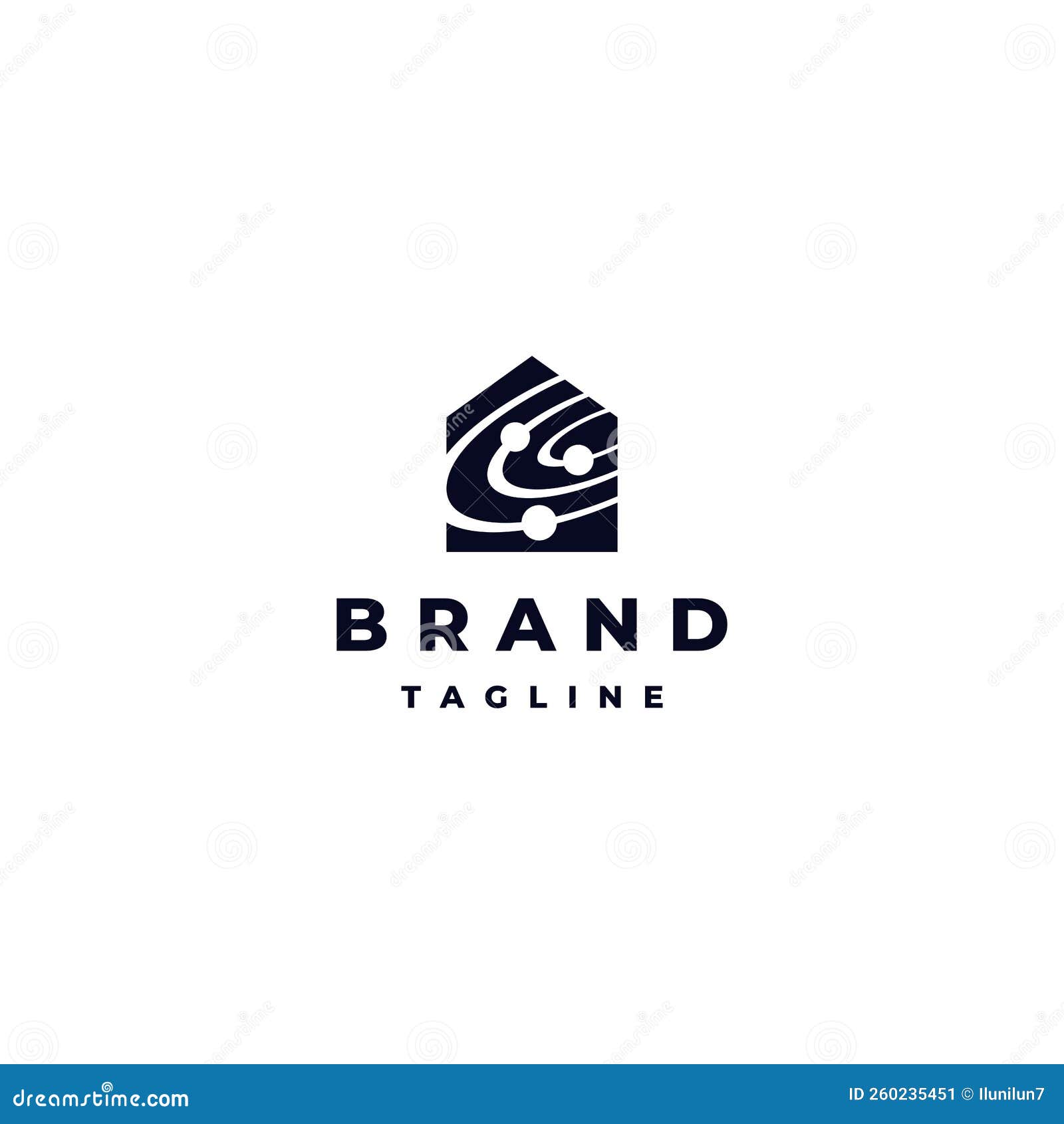 House Icon with Galaxy Pattern Logo Design Stock Vector - Illustration ...