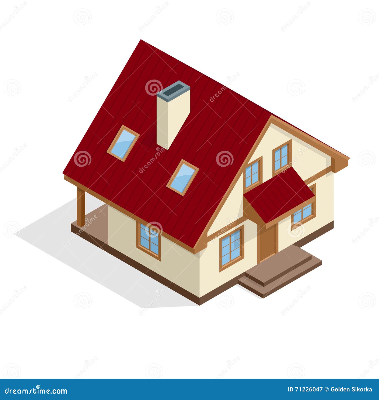 House Icon. House . Residential House Flat 3d Vector Isometric ... House Icon. House . Residential House Flat 3d Vector Isometric ...