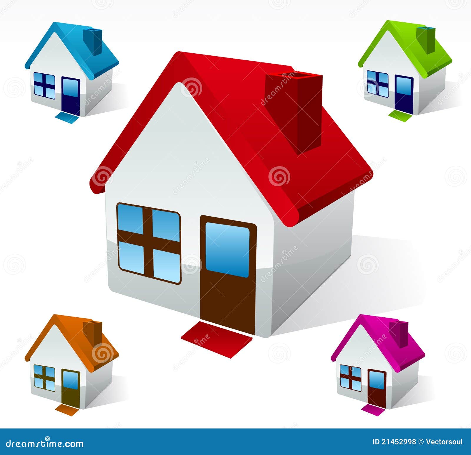 House Icon Illustration stock vector. Illustration of flat - 21452998