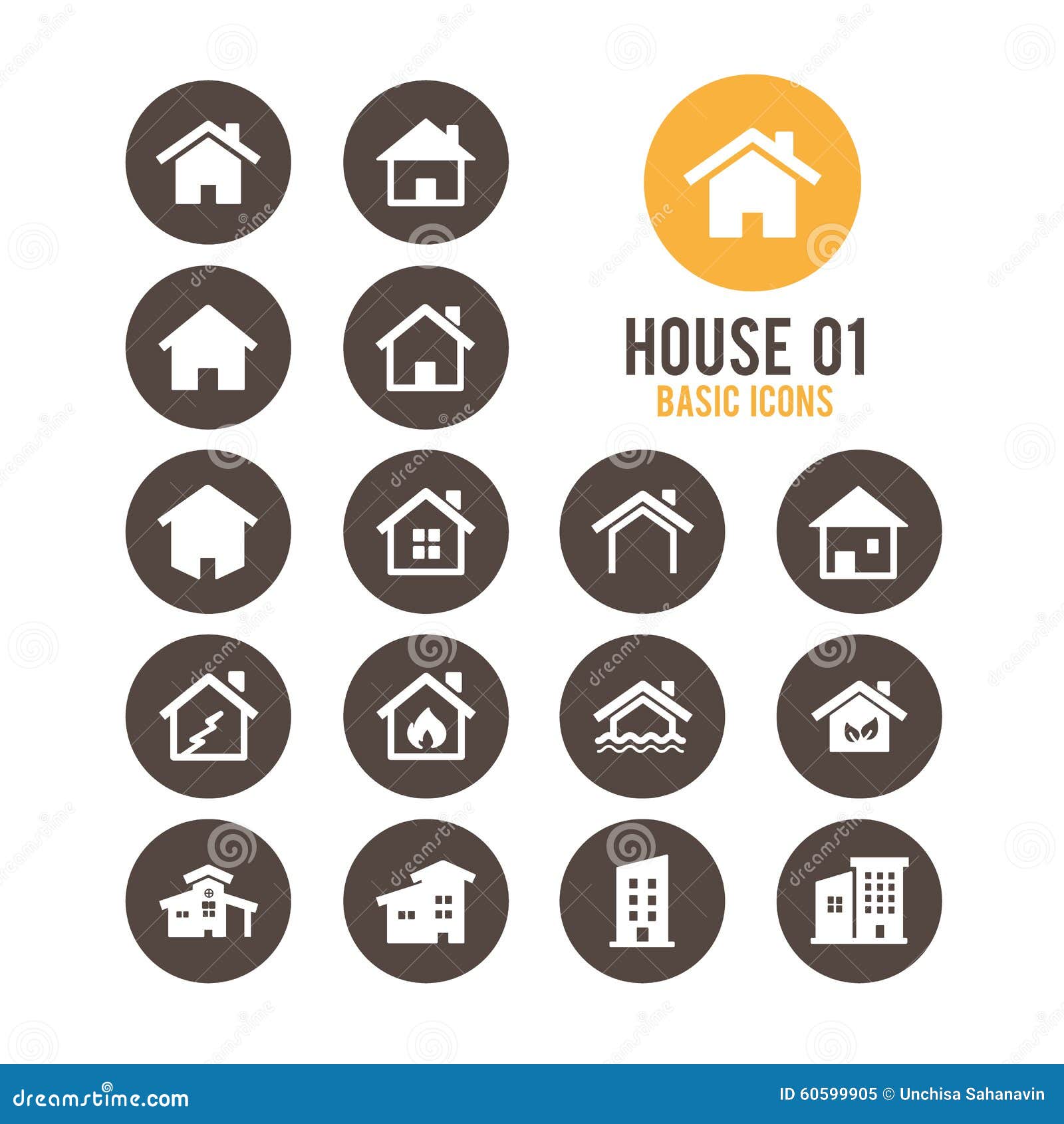 House Icon. Real Estate. Vector Illustration. Stock Vector ...