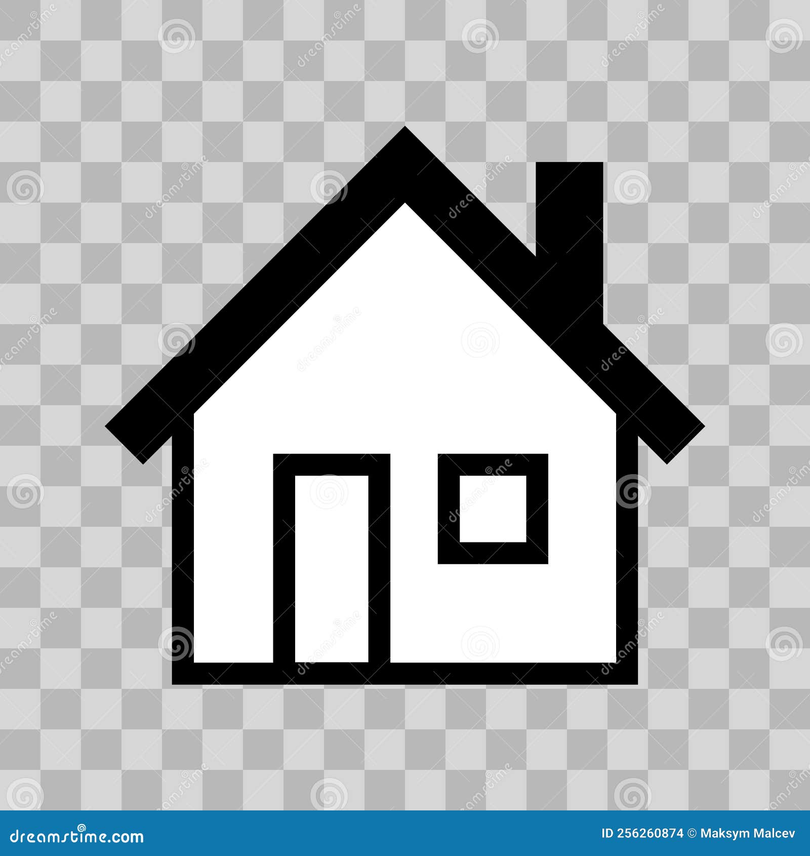 House Icon. Vector Illustration Isolated on Background. Stock Vector ...