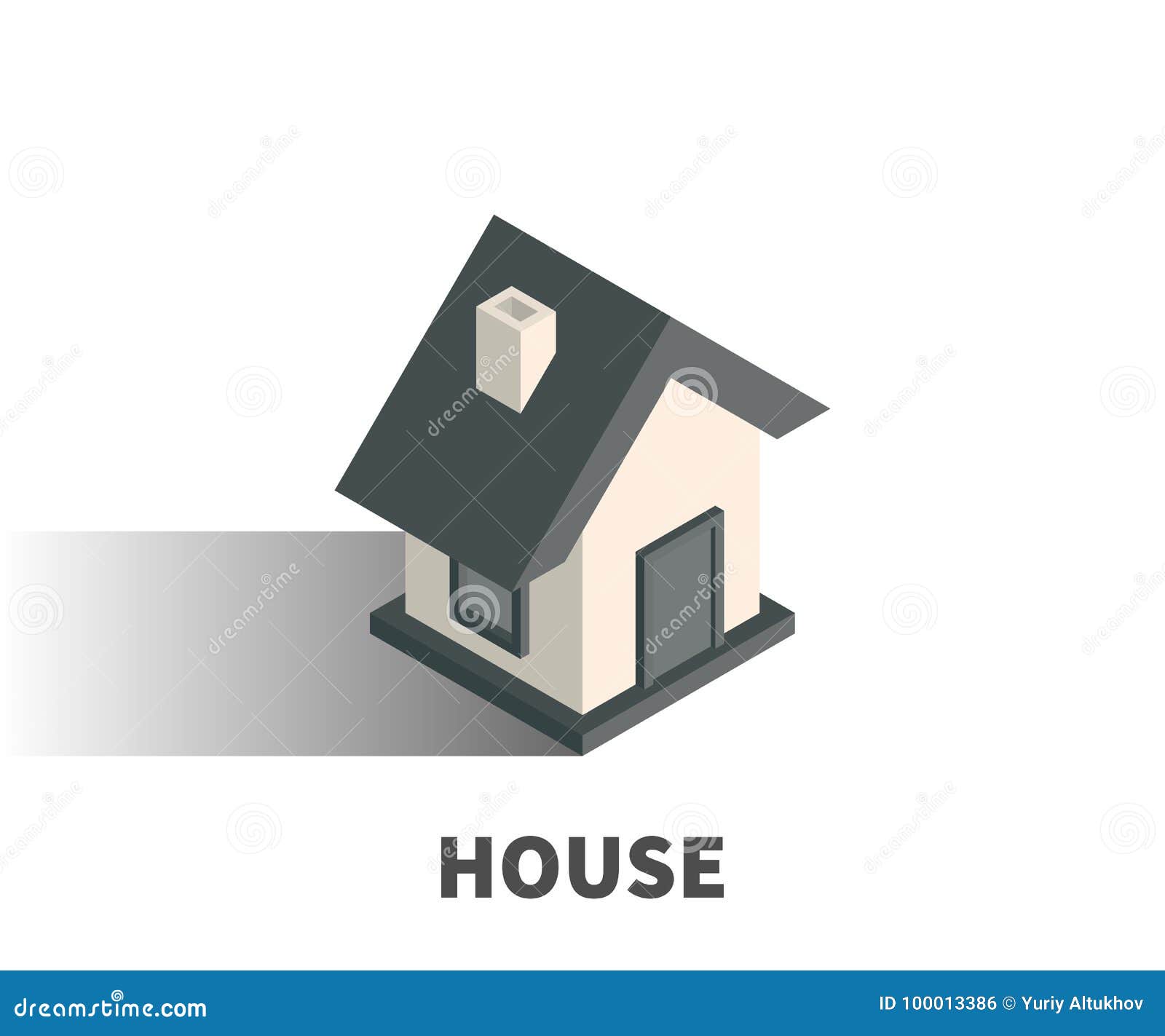 House icon, vector symbol. stock vector. Illustration of abstract ...