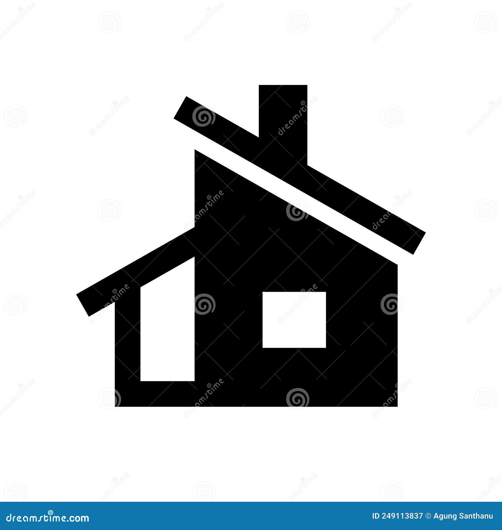 Simple Housing Icon Home Developer Logo Vector Art Stock Vector ...