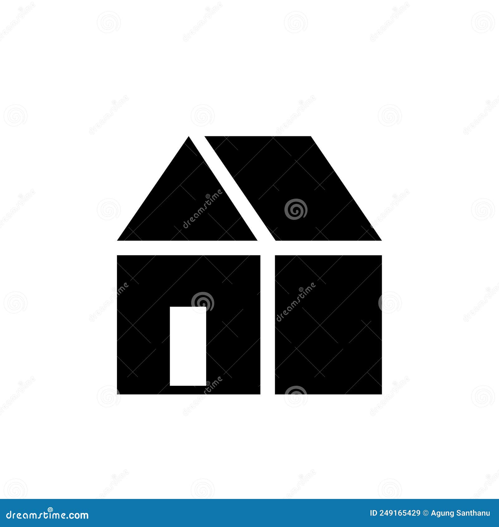 Simple Housing Icon Home Developer Logo Vector Art Stock Vector ...
