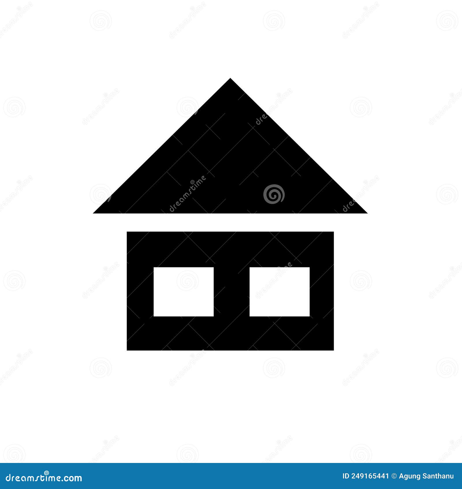 Simple Housing Icon Home Developer Logo Vector Art Stock Vector ...