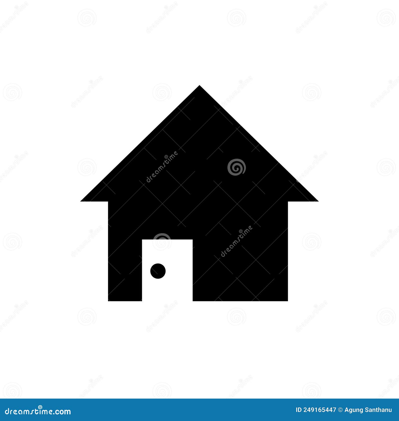 Simple Housing Icon Home Developer Logo Vector Art Stock Vector ...