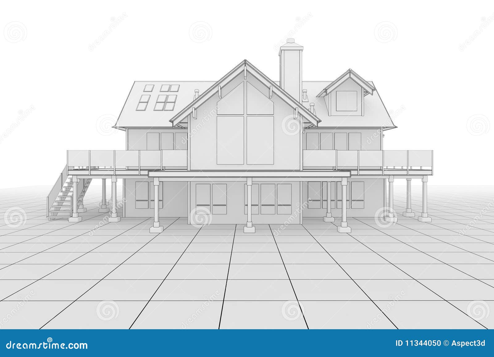 House Illustration stock illustration. Illustration of housing - 11344050