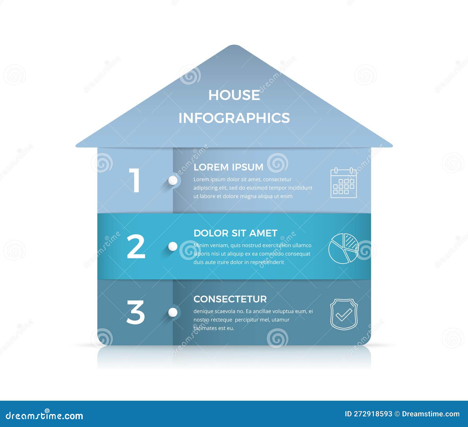House - Infographic Template Stock Vector - Illustration of graphic ...