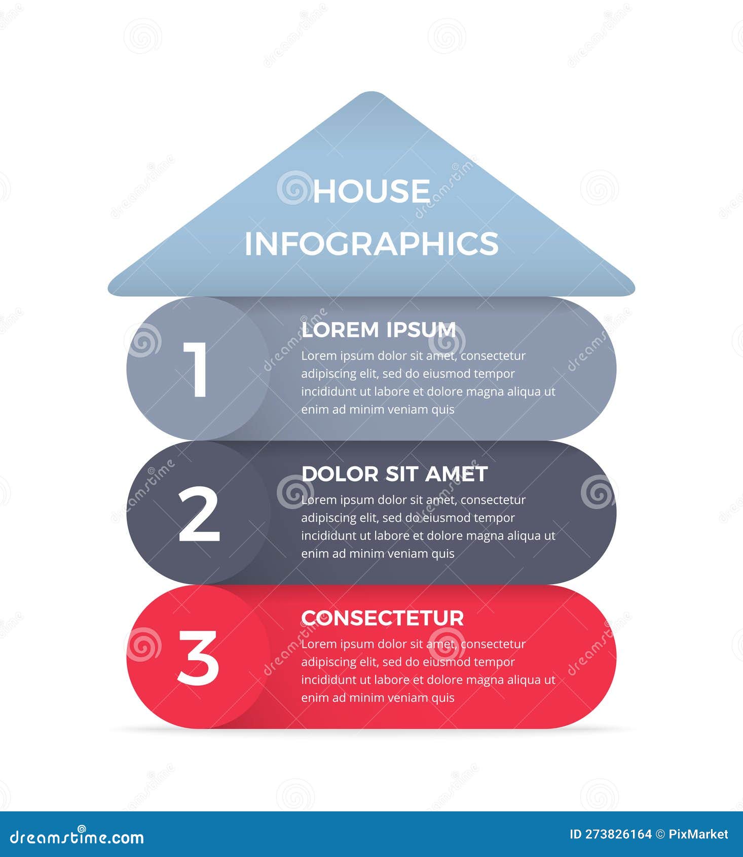 House - Infographic Template Stock Illustration - Illustration of ...