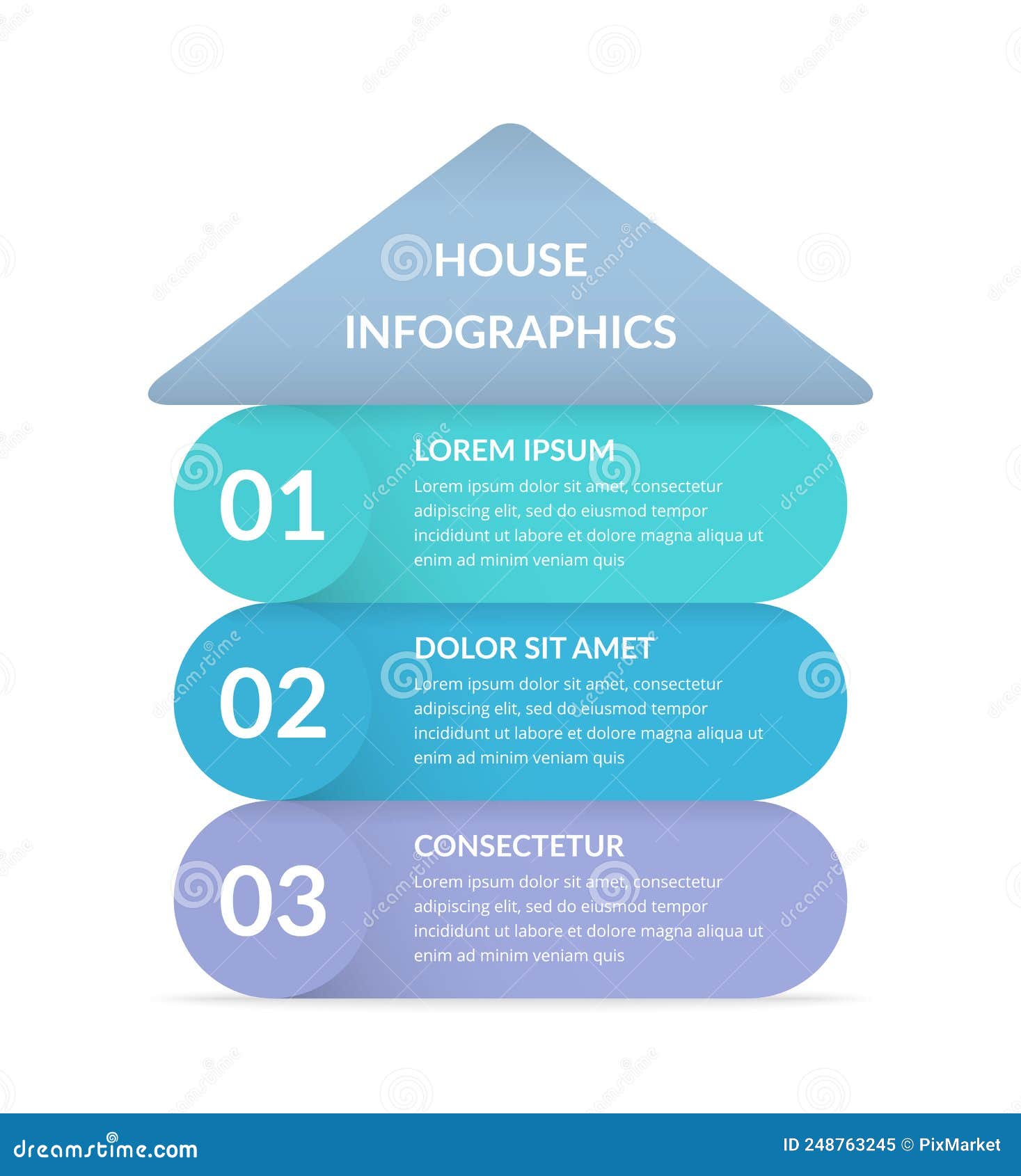 House - Infographic Template Stock Vector - Illustration of house ...
