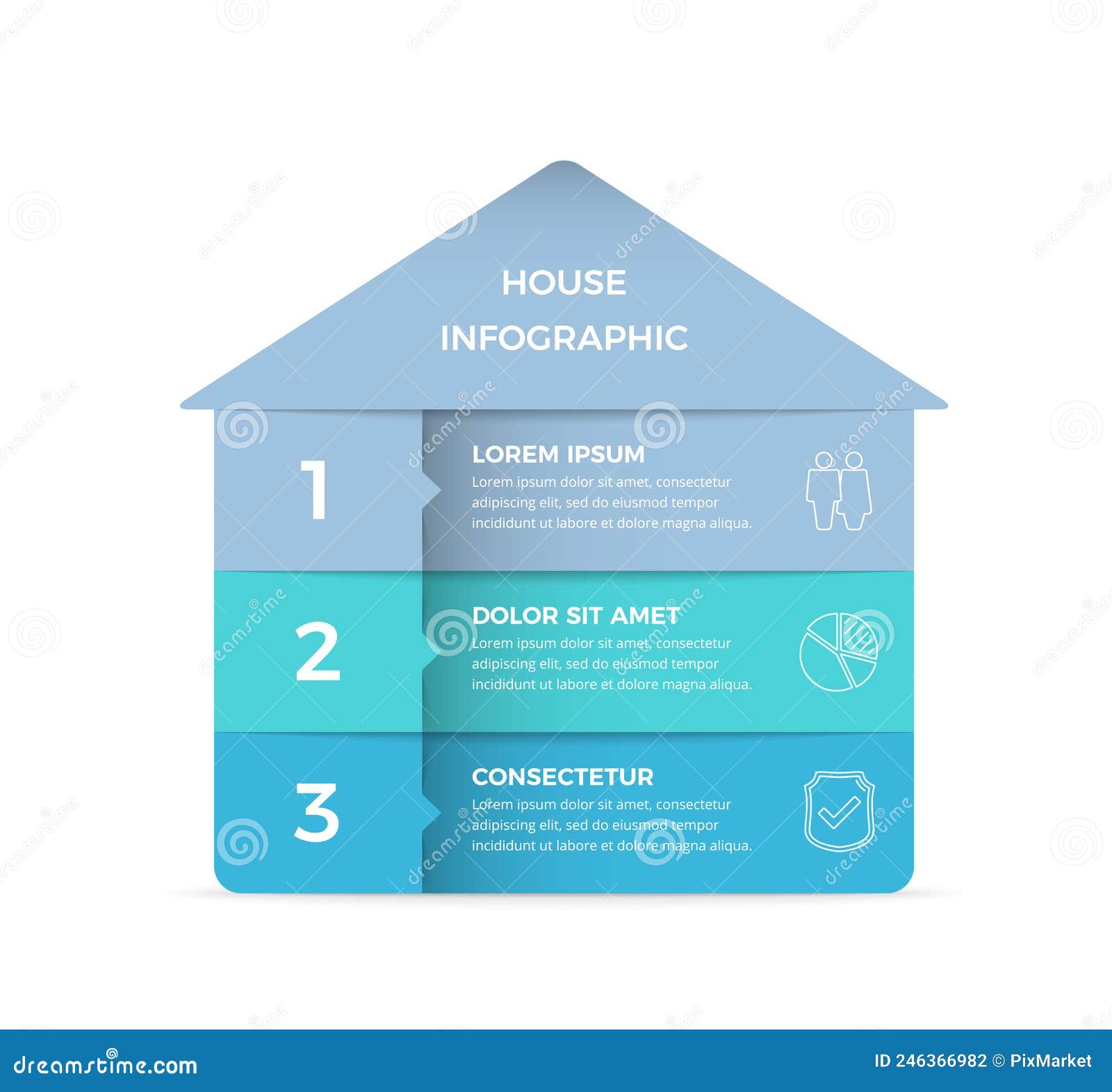 House - Infographic Template Stock Vector - Illustration of ...