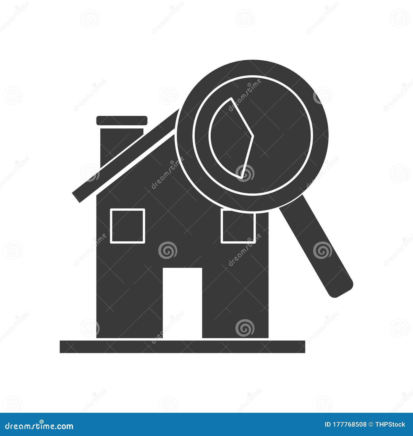 House Inspection Icon Vector Stock Vector - Illustration of simple ...