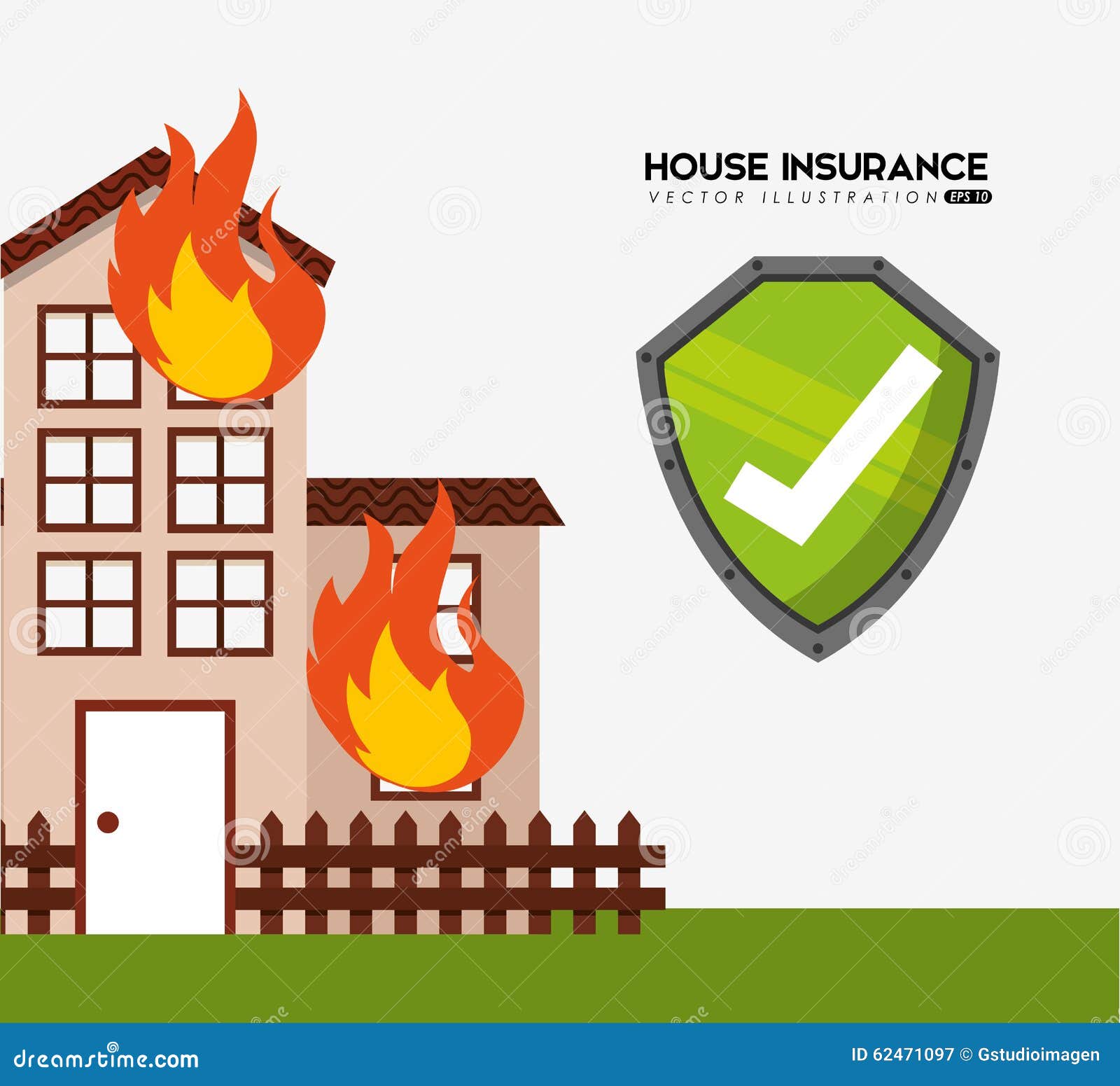 House insurance design stock illustration. Illustration of sign - 62471097