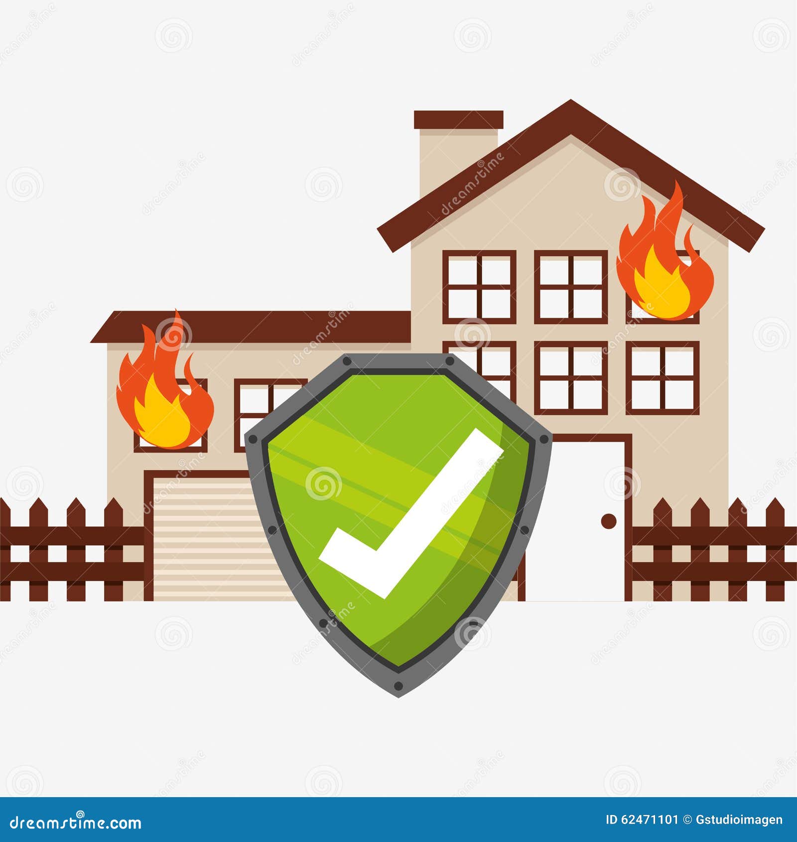 House insurance design stock illustration. Illustration of check - 62471101