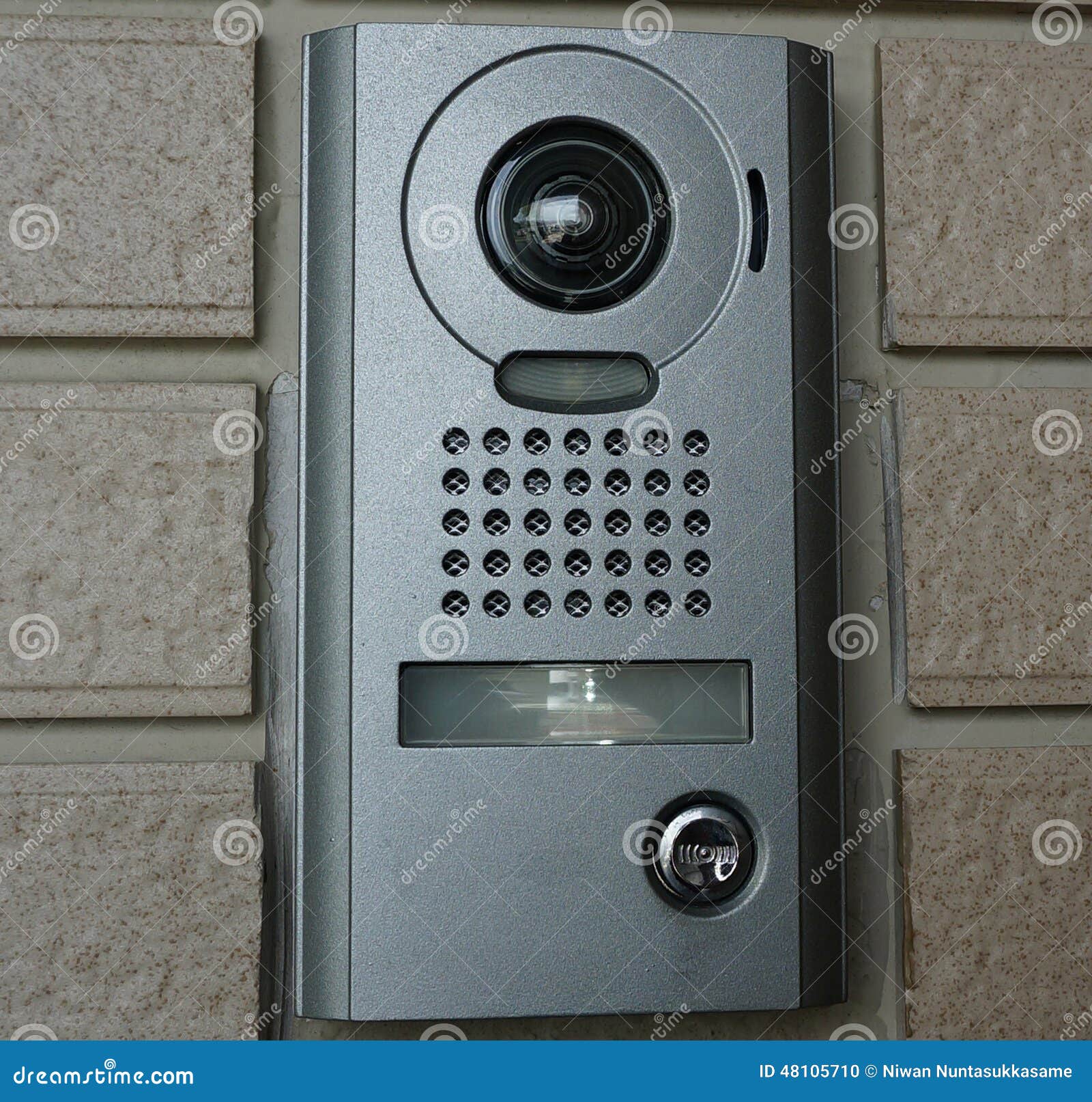 House intercom stock photo. Image of telephone, home - 48105710