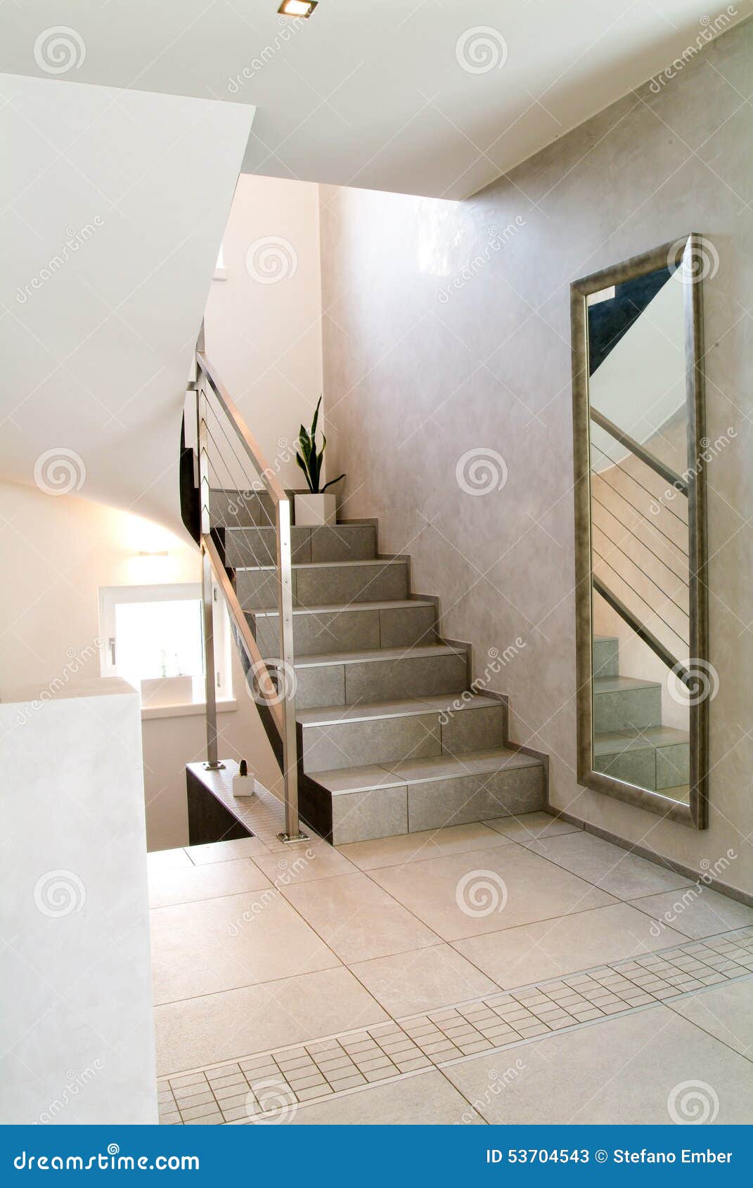 House, Interior, Staircase View Stock Image - Image of house, estate ...