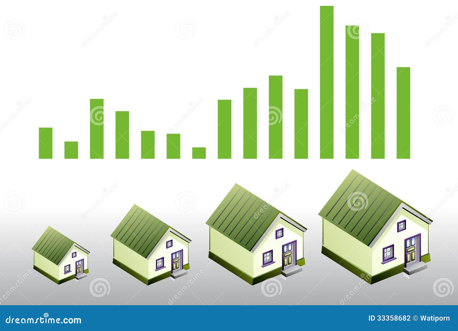 House invesment stock illustration. Illustration of bend - 33358682