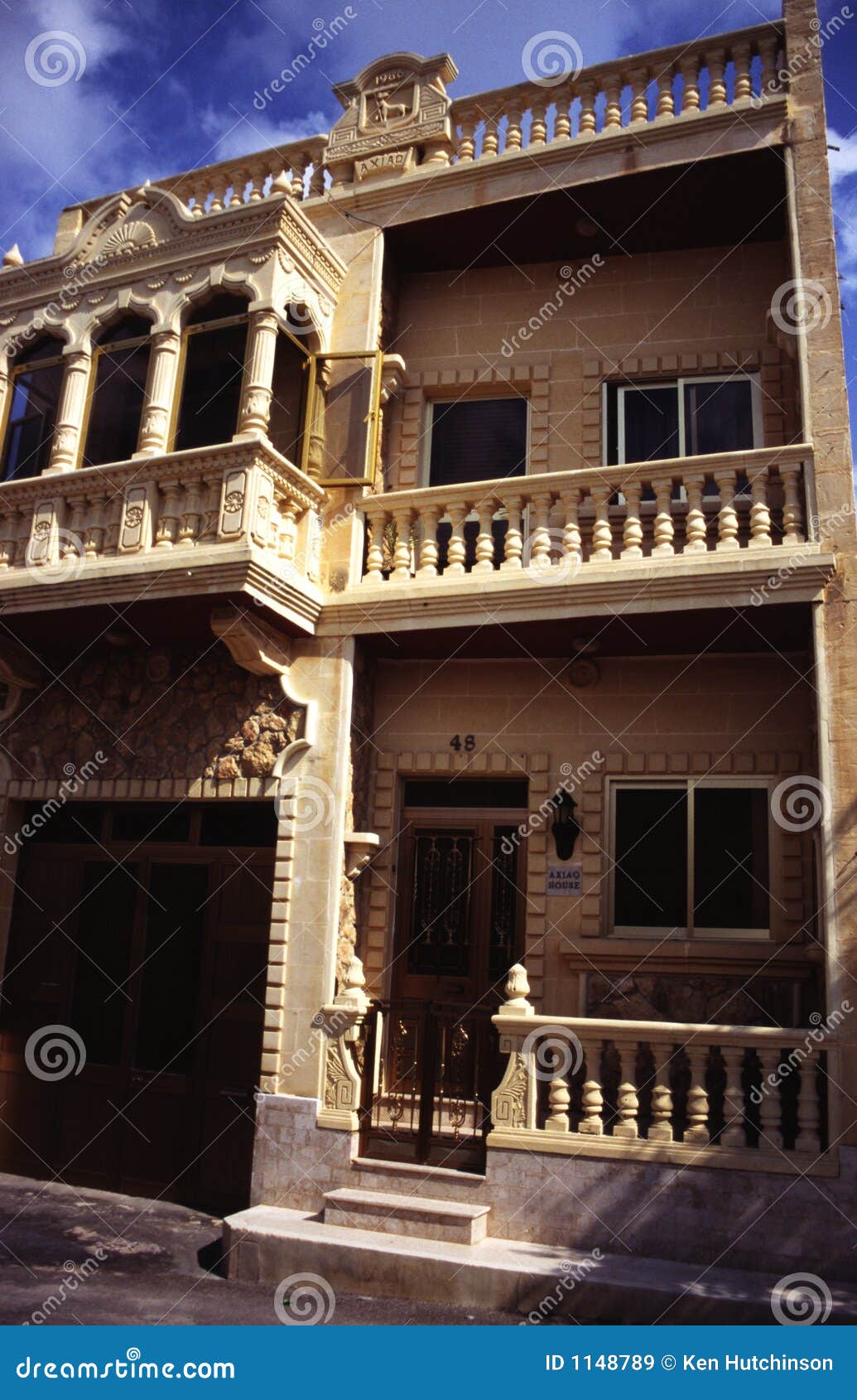 House on the Island of Malta Stock Image - Image of structure, gozo ...