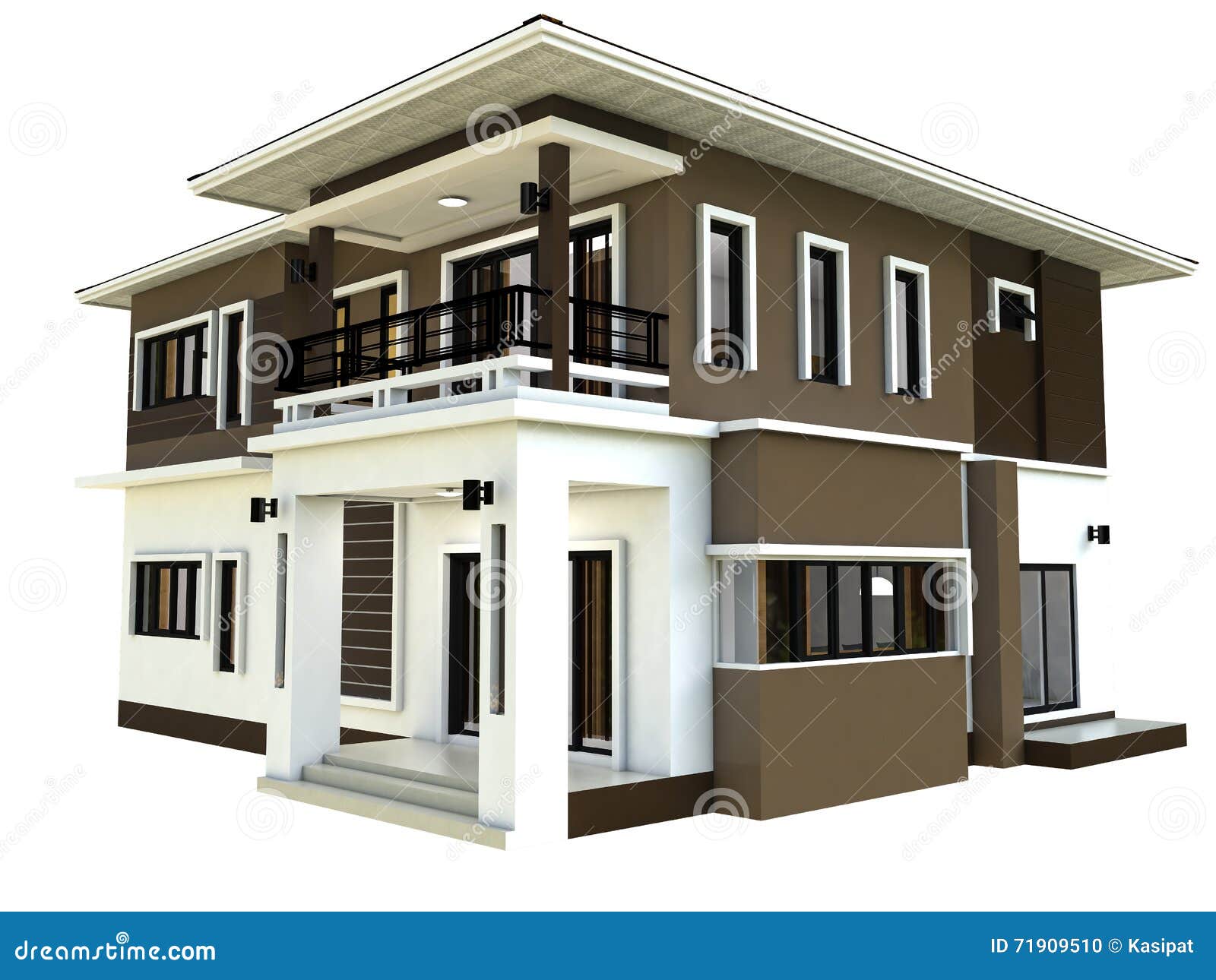 House isolated stock illustration. Illustration of building - 71909510