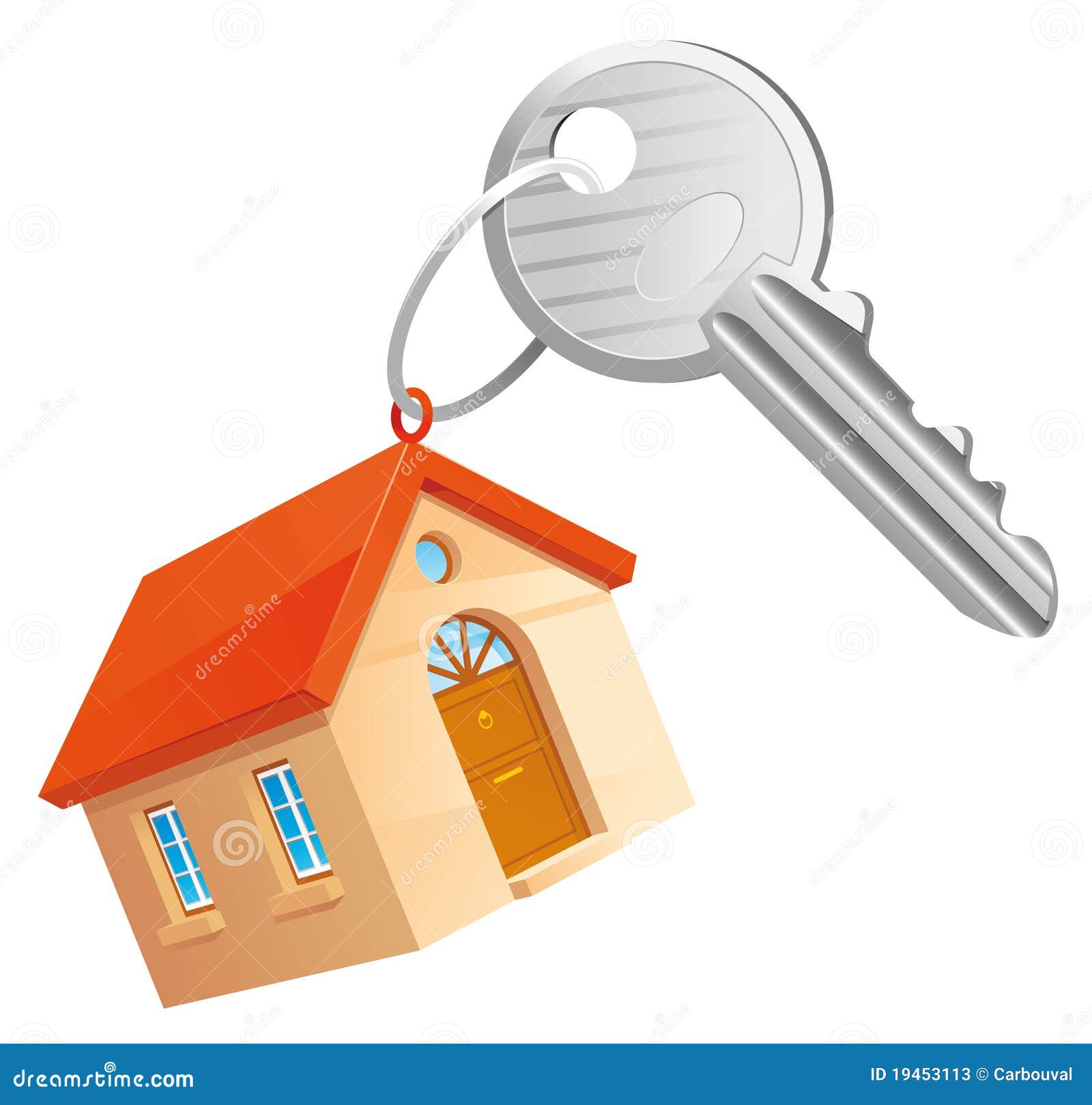 House key stock illustration. Illustration of ring, sell - 19453113
