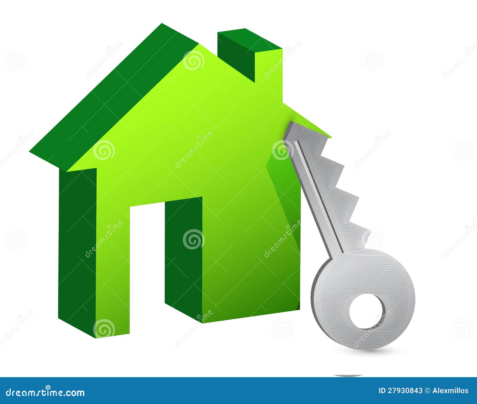 House and key stock illustration. Illustration of closeup - 27930843