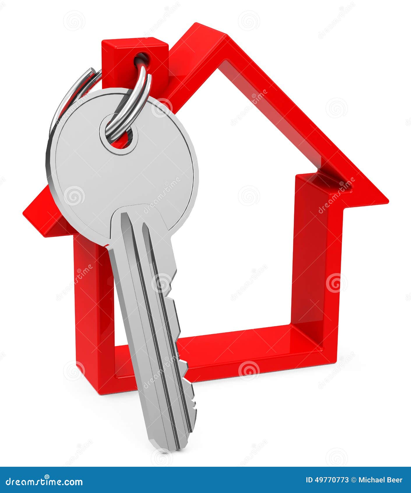 The house key stock illustration. Illustration of property - 49770773