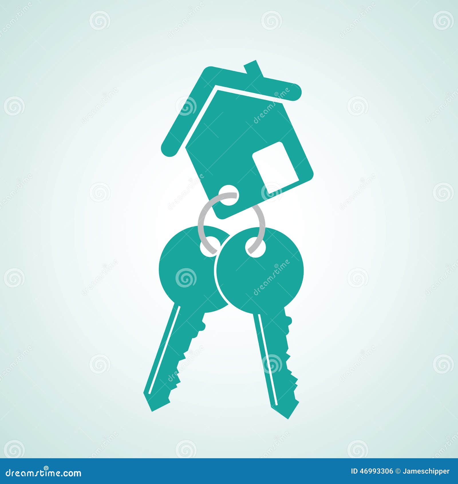 House key stock vector. Illustration of simple, home - 46993306