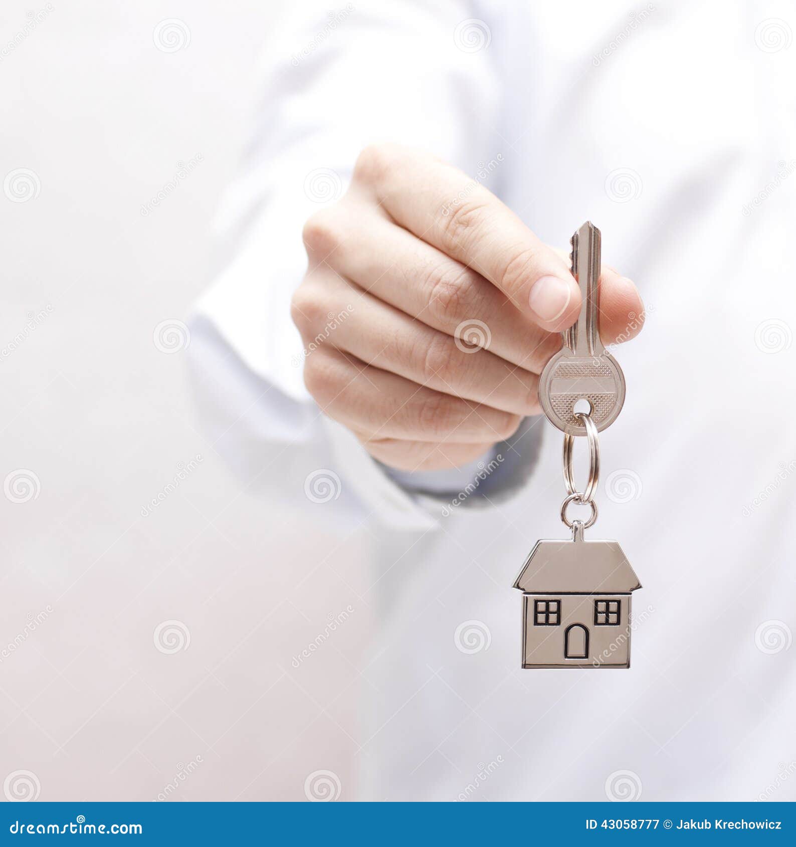 House key in hand stock image. Image of apartment, model - 43058777