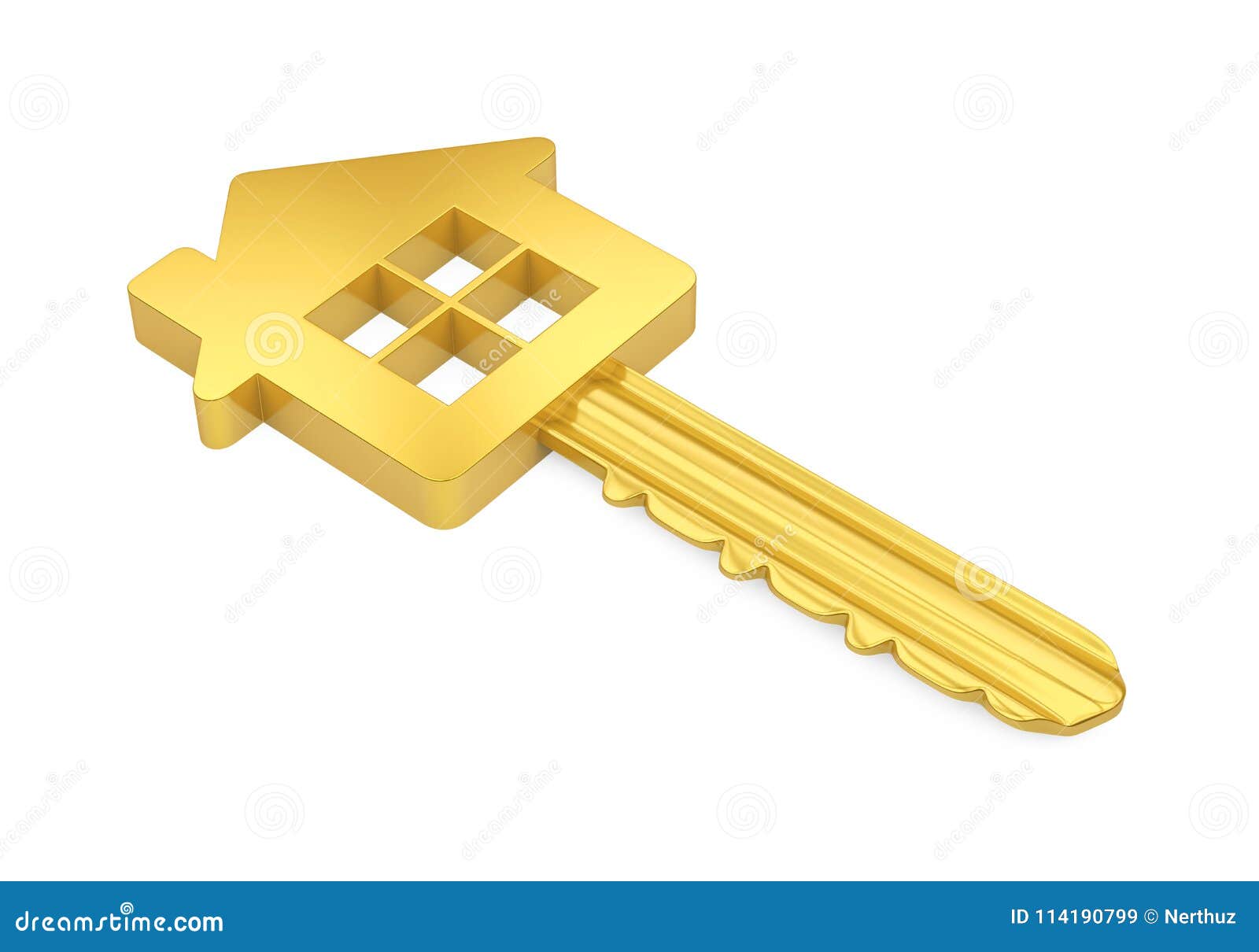 House Key Isolated stock illustration. Illustration of lock - 114190799
