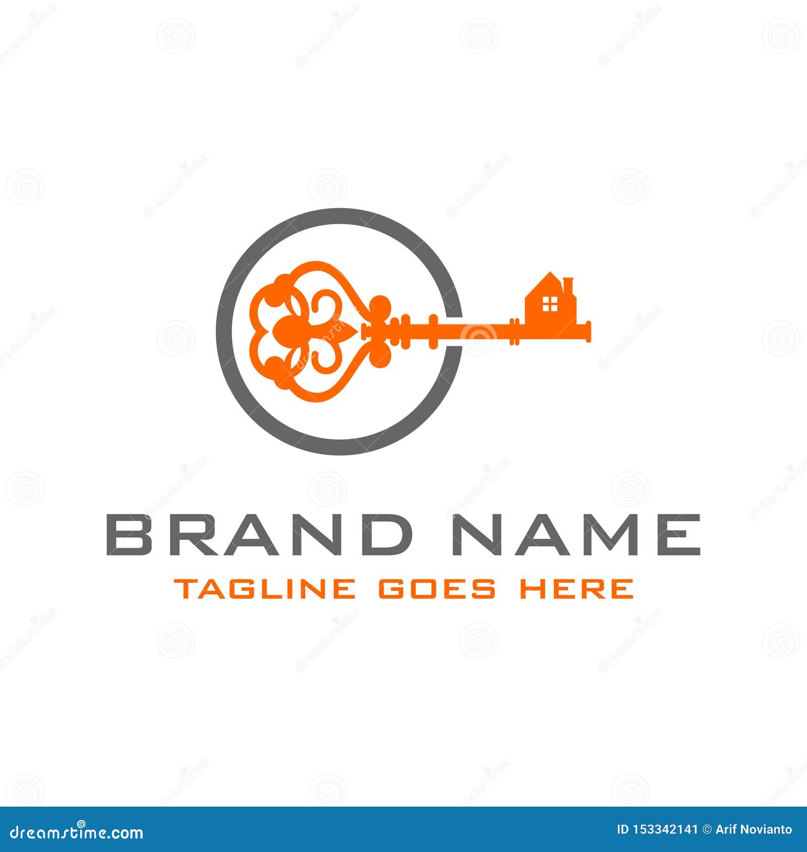 House key logo stock illustration. Illustration of estate - 153342141