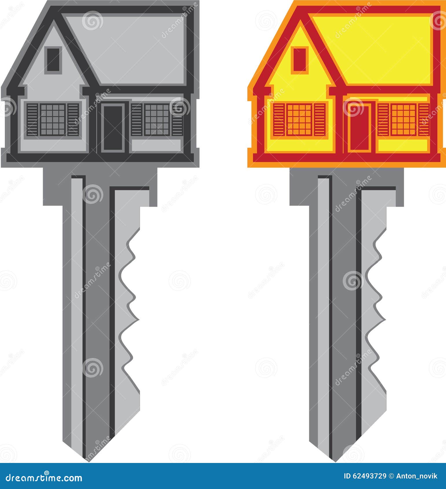 House Key vector stock vector. Illustration of roof, apartment - 62493729