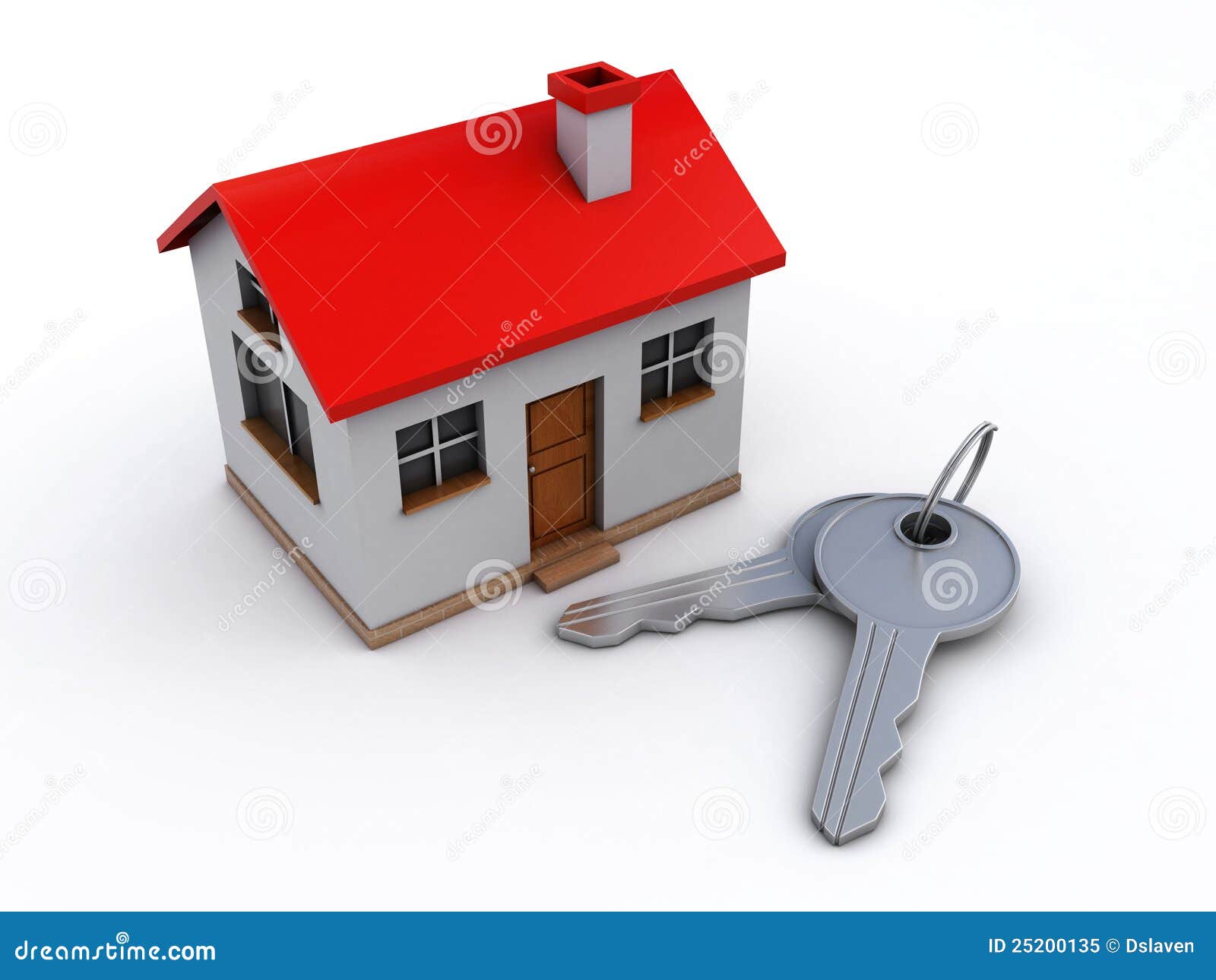 House and keys stock illustration. Illustration of building - 25200135