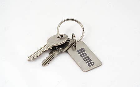 House keys. stock image. Image of metal, open, door, metallic - 395341