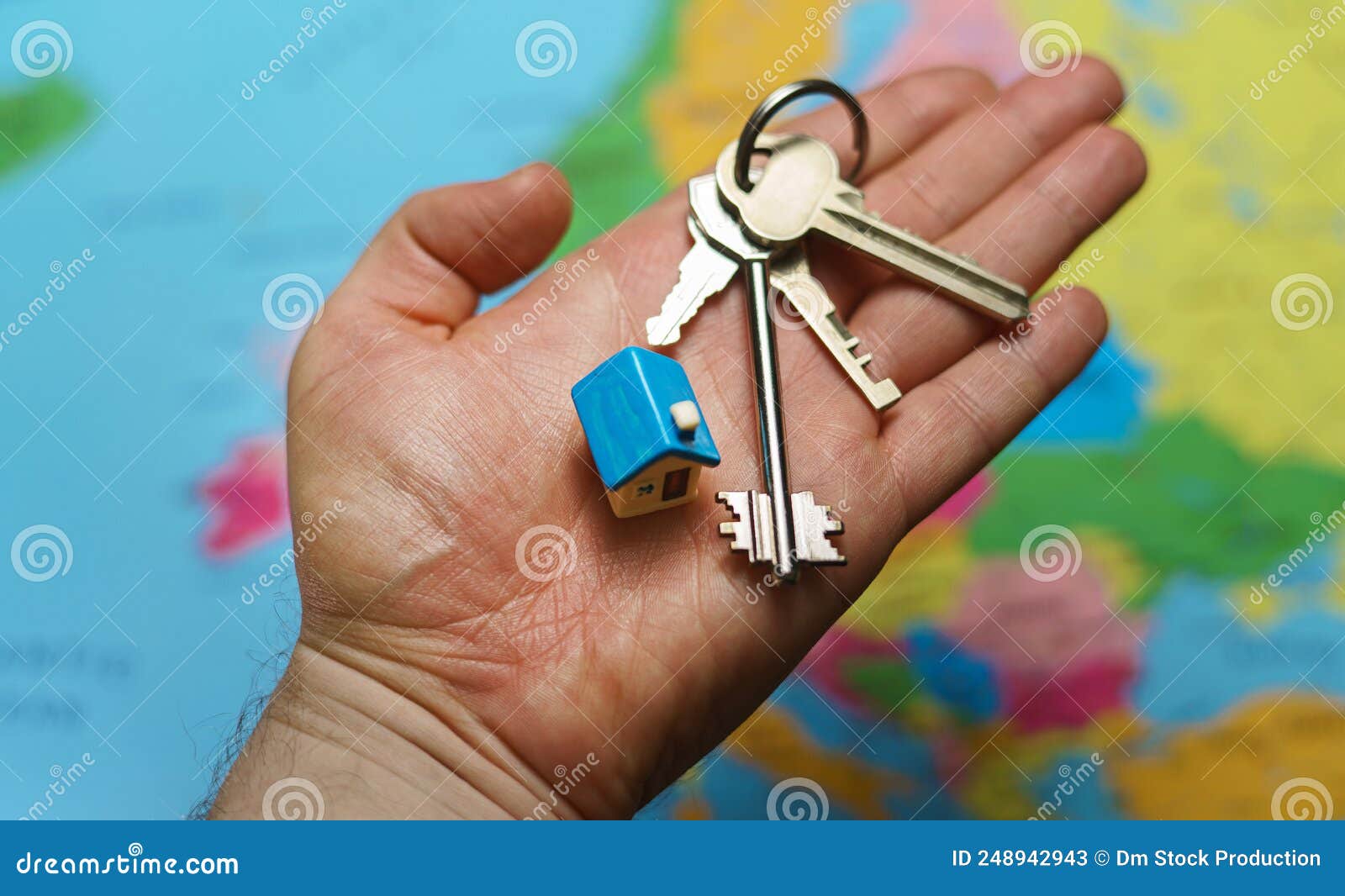 House and keys stock image. Image of apartment, home - 248942943