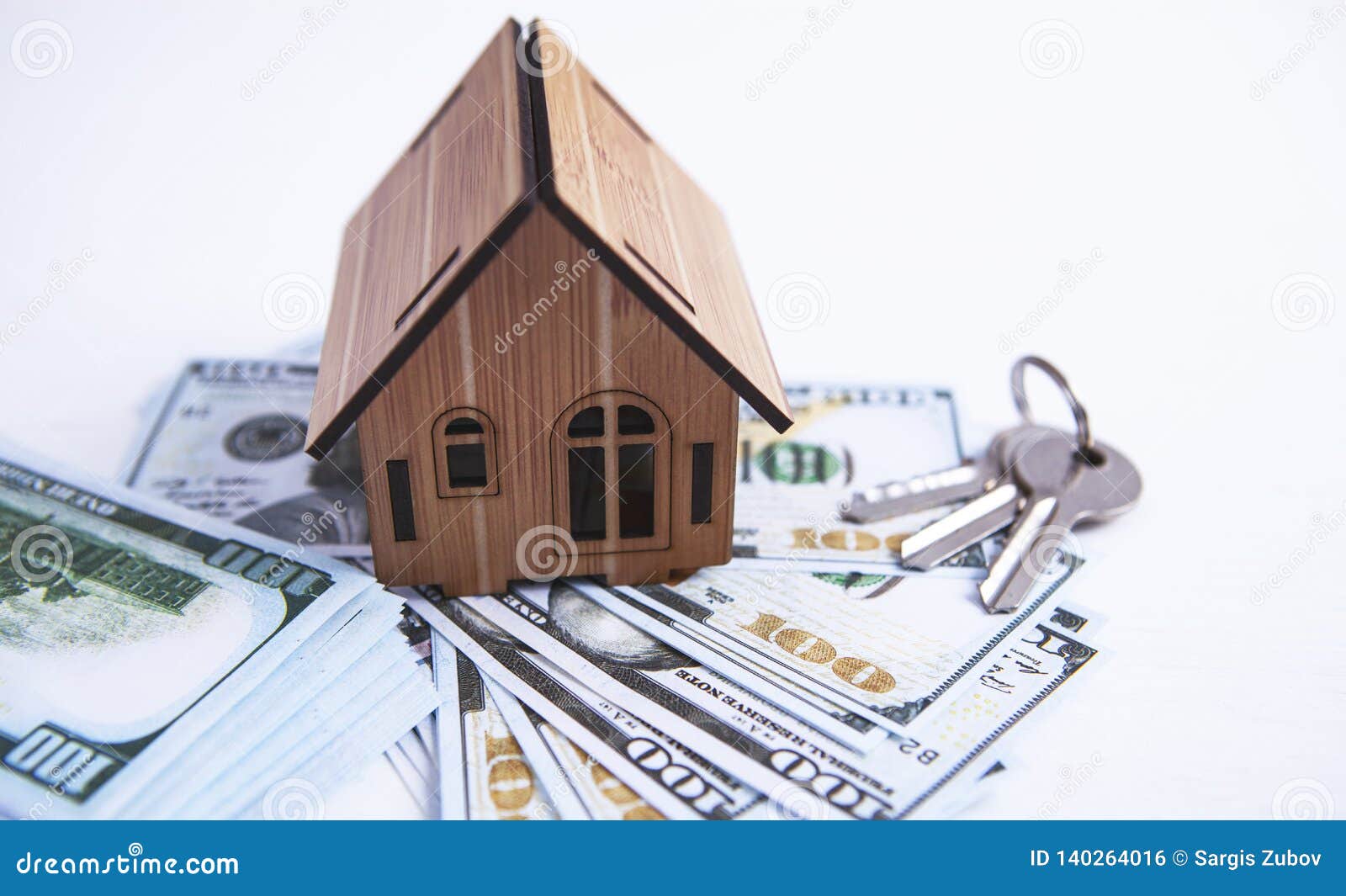 House keys money stock photo. Image of finance, sale - 140264016